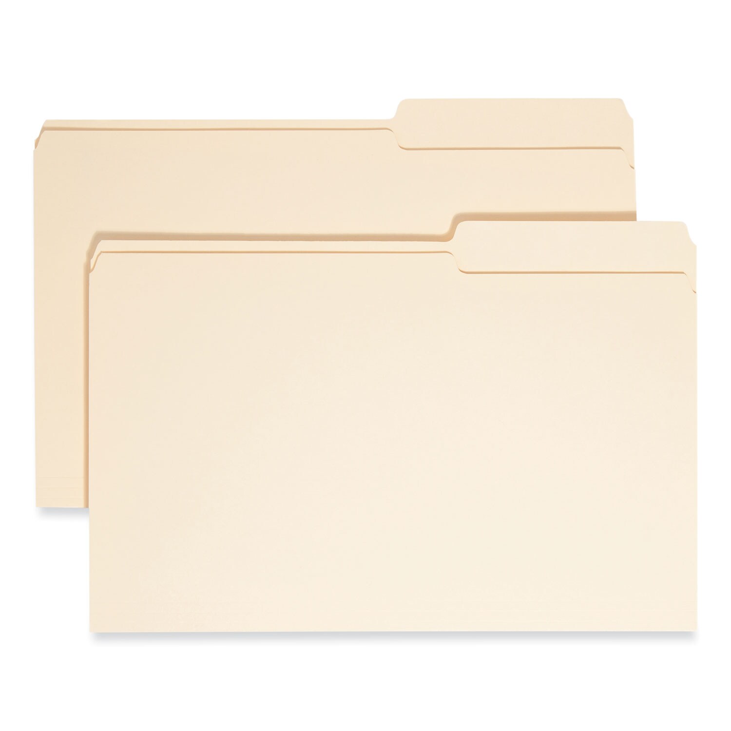 Smead Manila Guide Height Systems File Folders 2 5 Cut Tabs Right of ...
