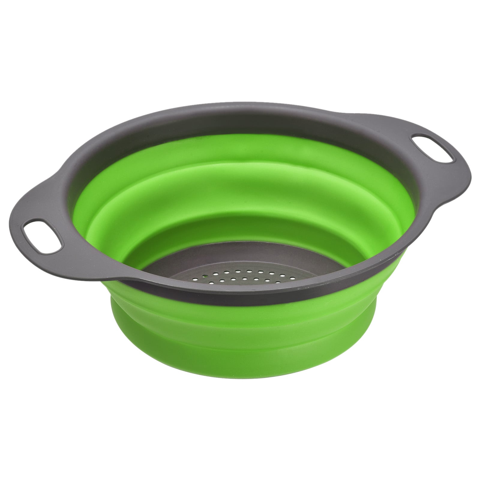 Unique Bargains Collapsible Colander Silicone Round Foldable Strainer ...