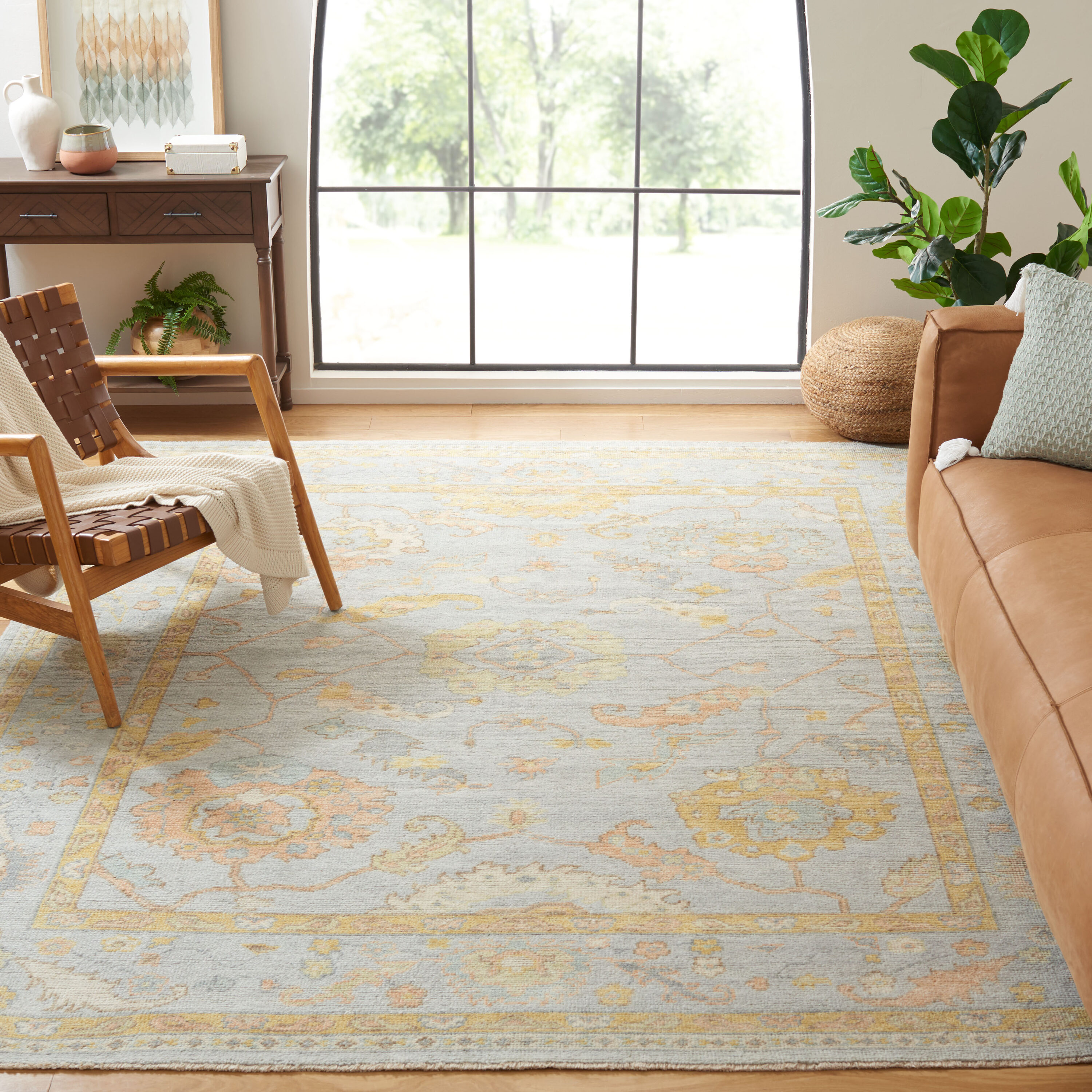 Safavieh Izmir 181 Light Blue/Gold Traditional 10Ft x 14Ft Large ...