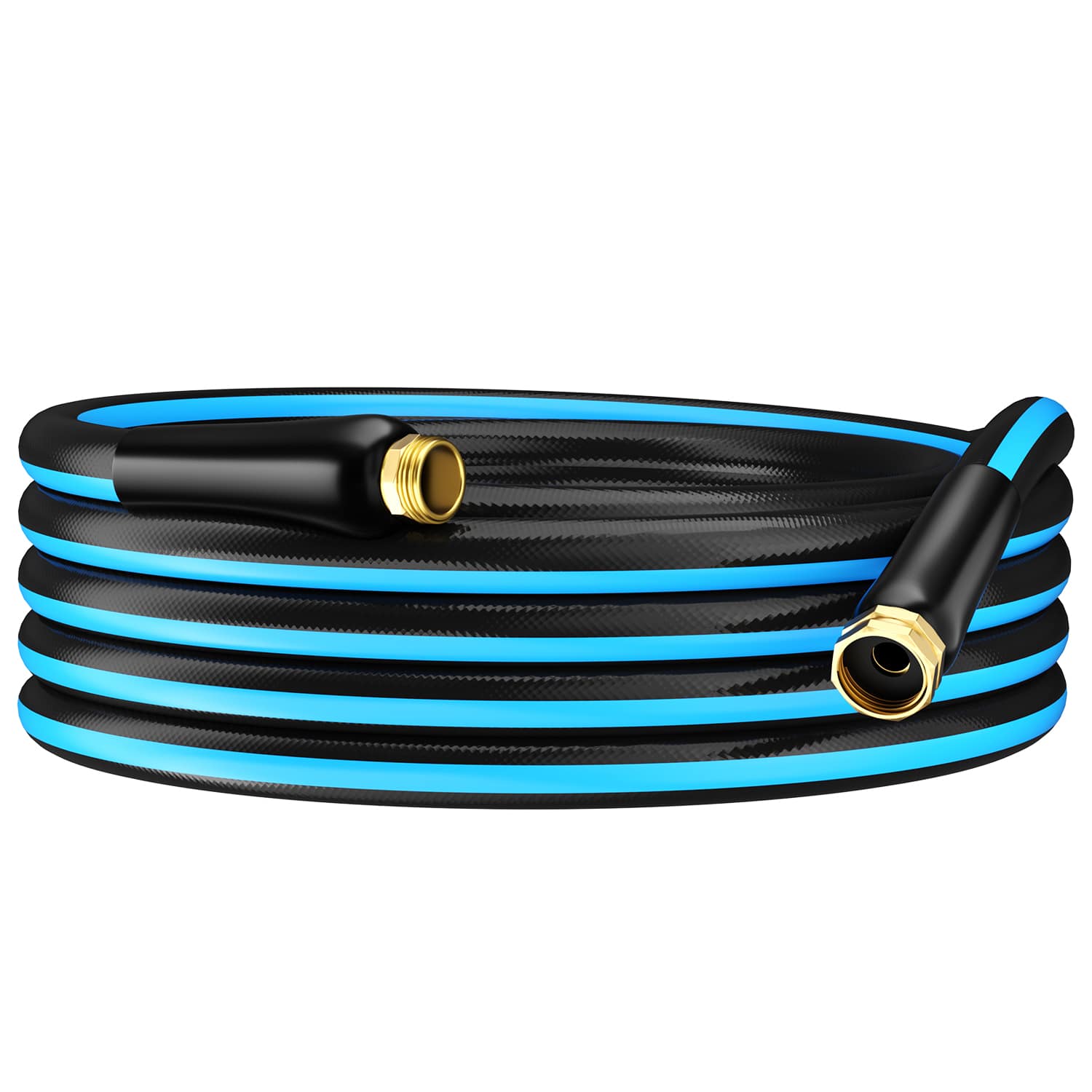 GardenJoy PVC Garden Hose 5/8 in x 50 ft Heavy Duty Outdoor Water Hose ...