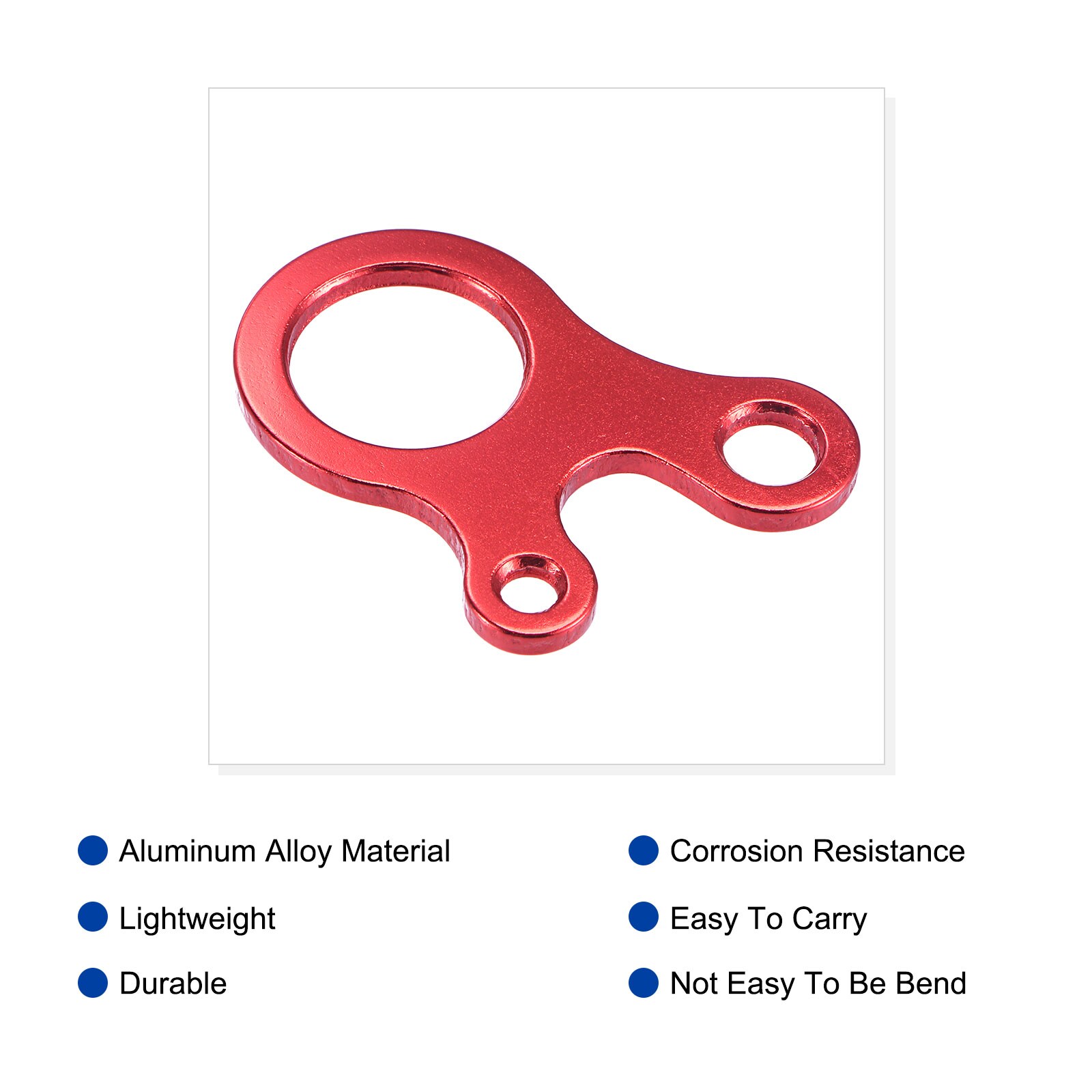 Unique Bargains Aluminum Rope Tensioner 4.5/7/19mm Dia. 3 Hole Tent ...