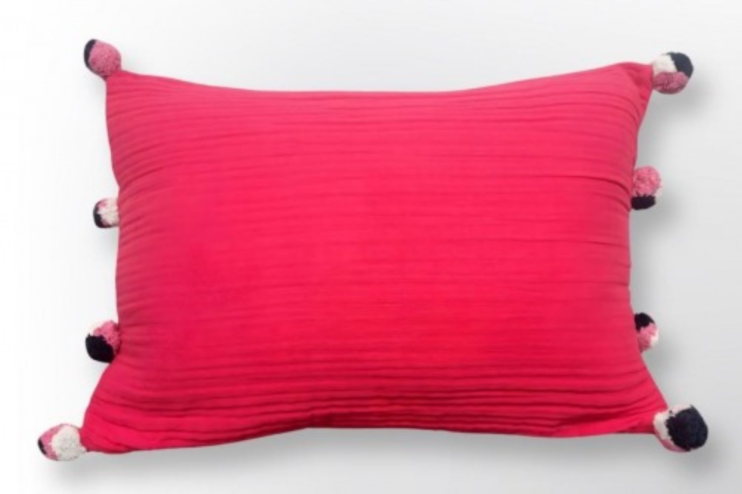 Timberbrook Romy Solid Pink Rectangular Inspirational Throw pillow in ...