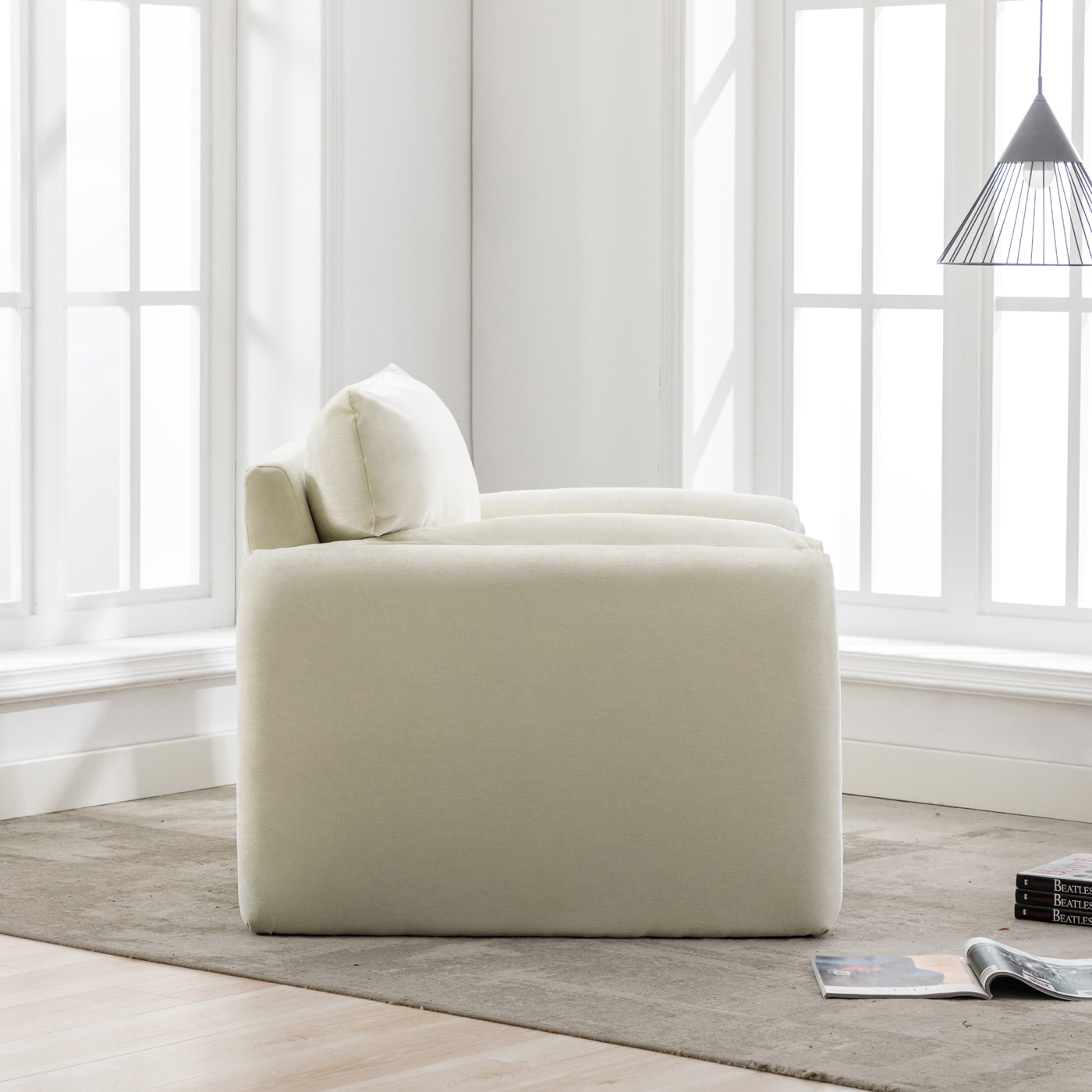 Streamdale Furniture Streamdale Modern Chenille Oversized Armchair ...