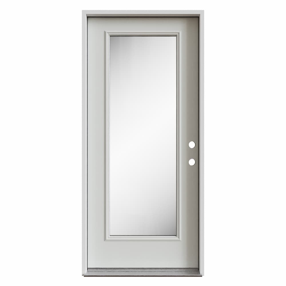 Masonite STA TRU Steel 36-in x 80-in x 4-9/16-in Steel Left-hand ...