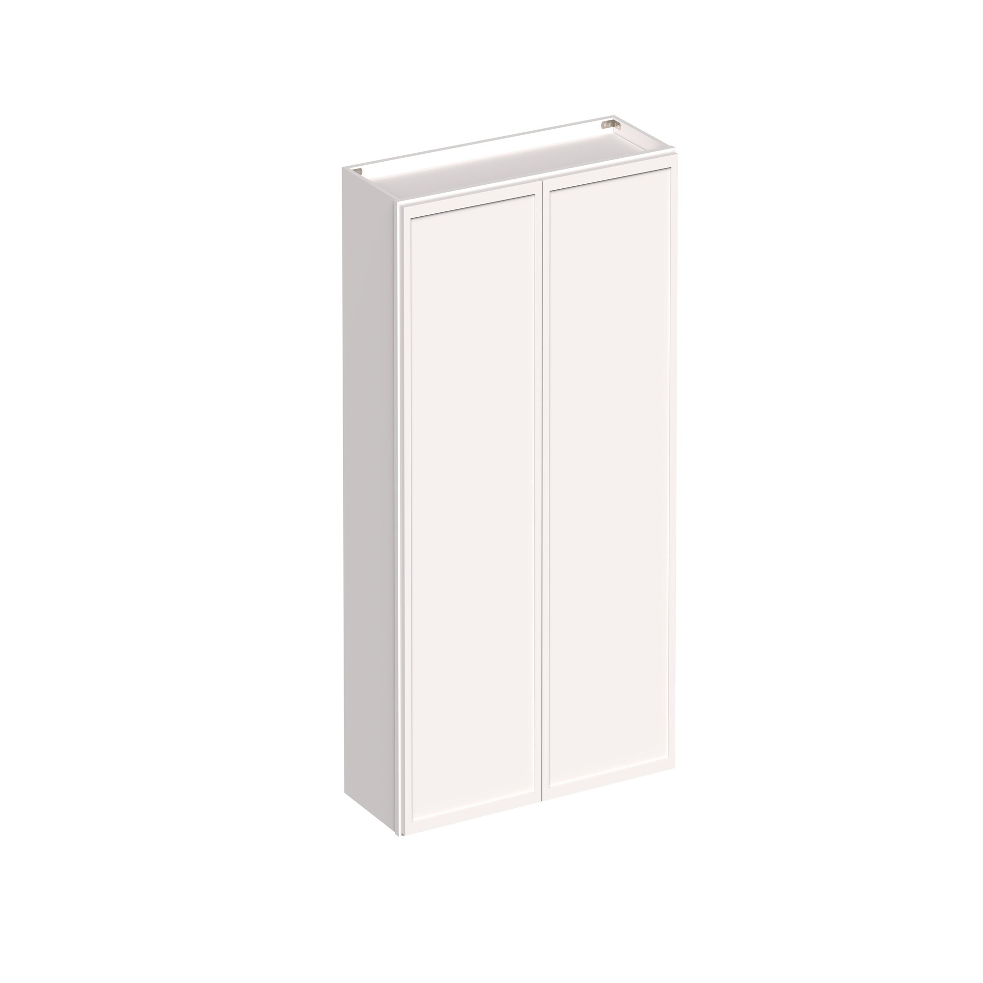 Boyel Living 33-in W x 42-in H x 12-in D Snow White Slim Shaker Ready ...