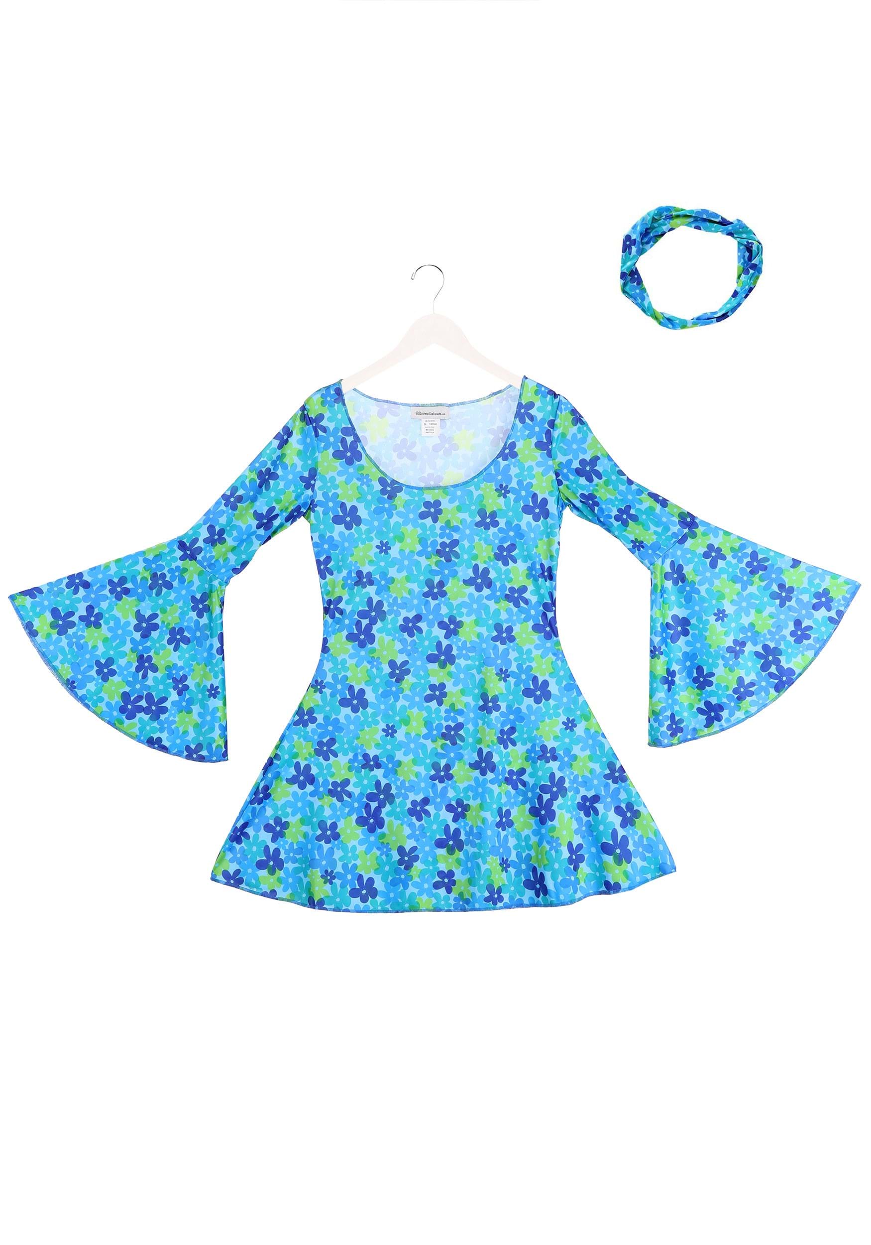 HalloweenCostumes.com FUN Costumes Wild Flower 70s Hippie Dress Costume ...
