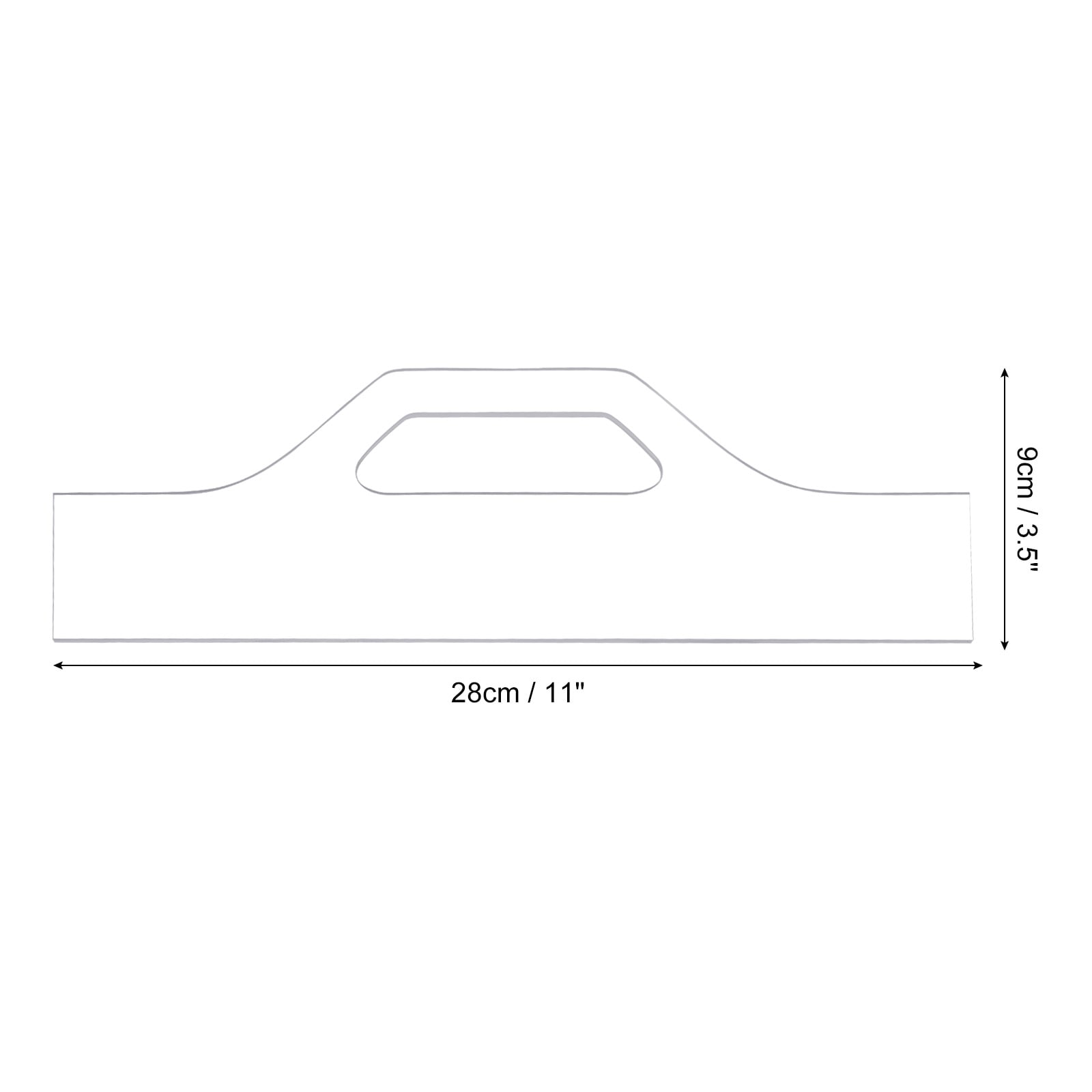 Unique Bargains 11inch x 3.5inch Charcuterie Board Template Acrylic ...