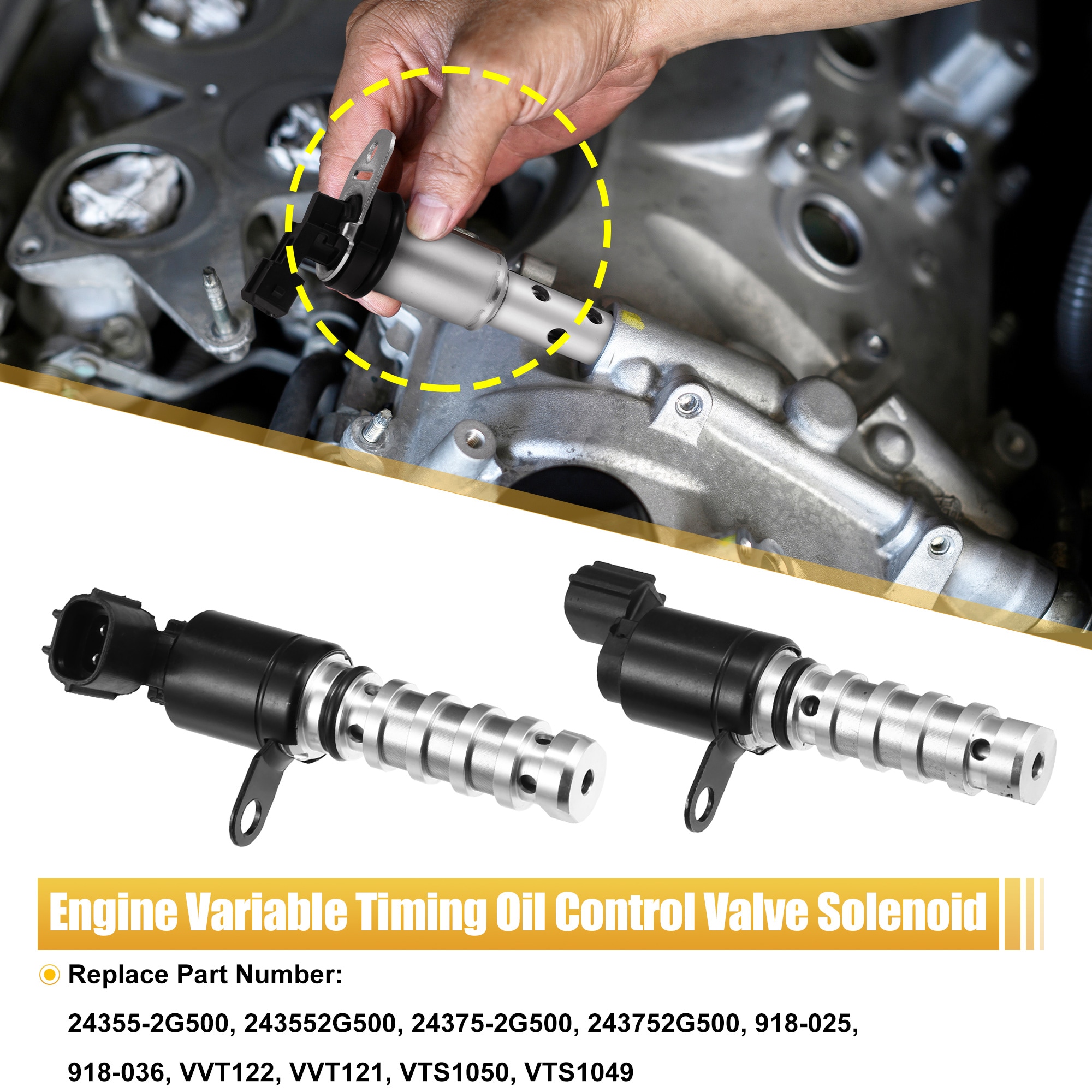 Unique Bargains 2pcs 918-036 Camshaft Engine Oil Control Variable Valve ...