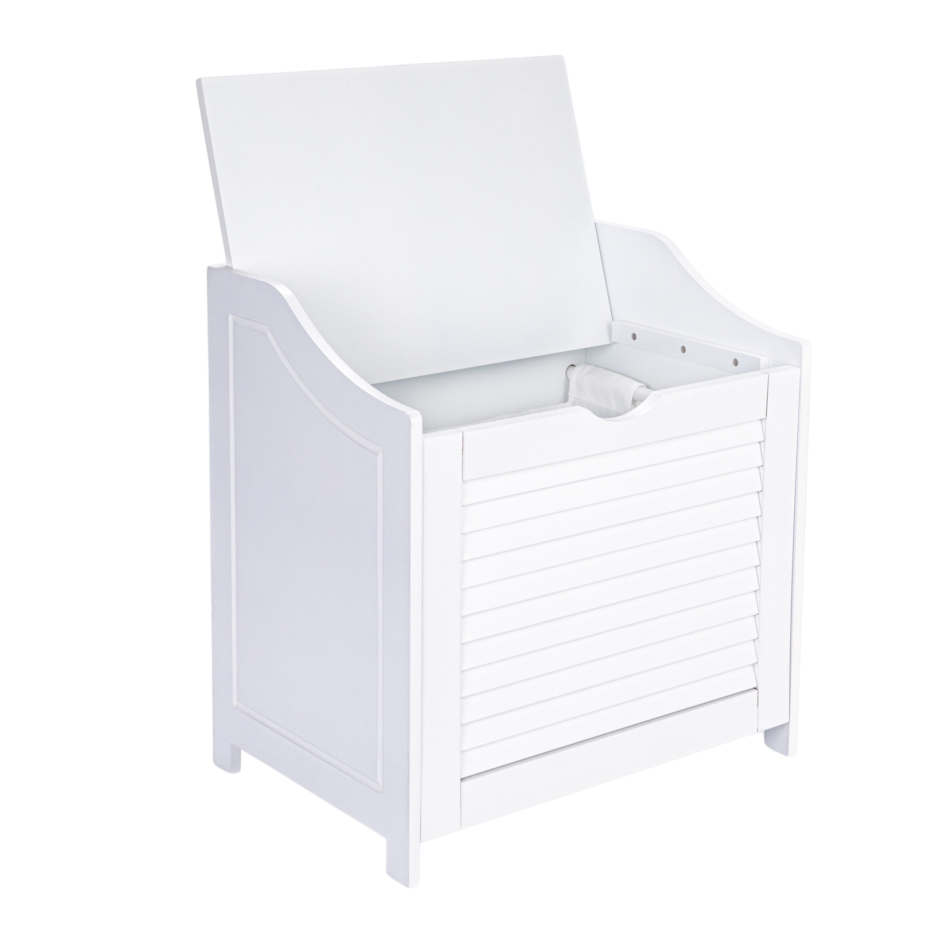 Household Essentials Single-Load Cabinet Hamper Seat in the Laundry ...