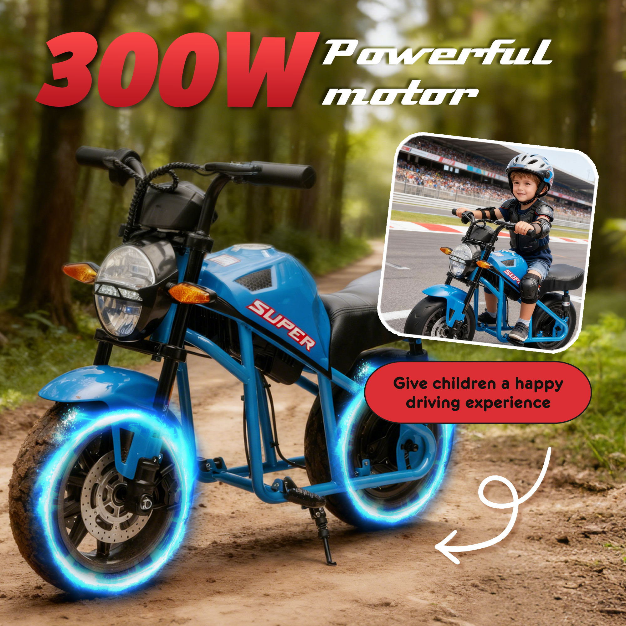 LUXEYARD 24V300W Kids Ride On XL Electric Toy in the Kids Play Toys ...