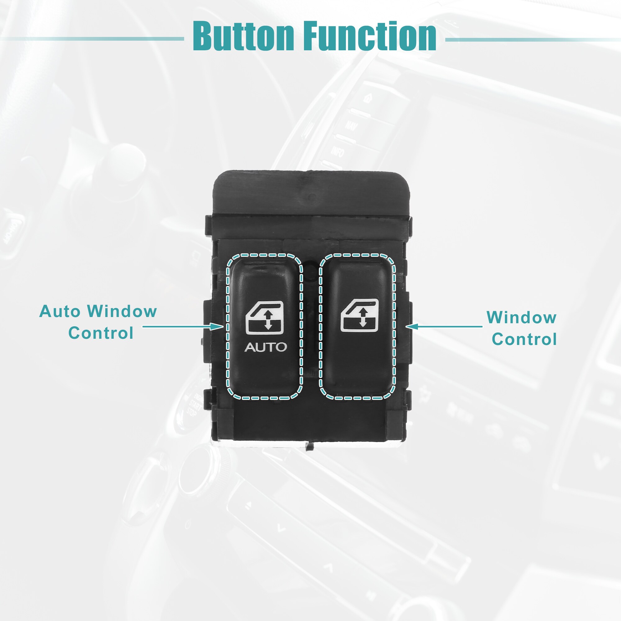 Unique Bargains Power Window Switch Window Control Switch Fit for ...