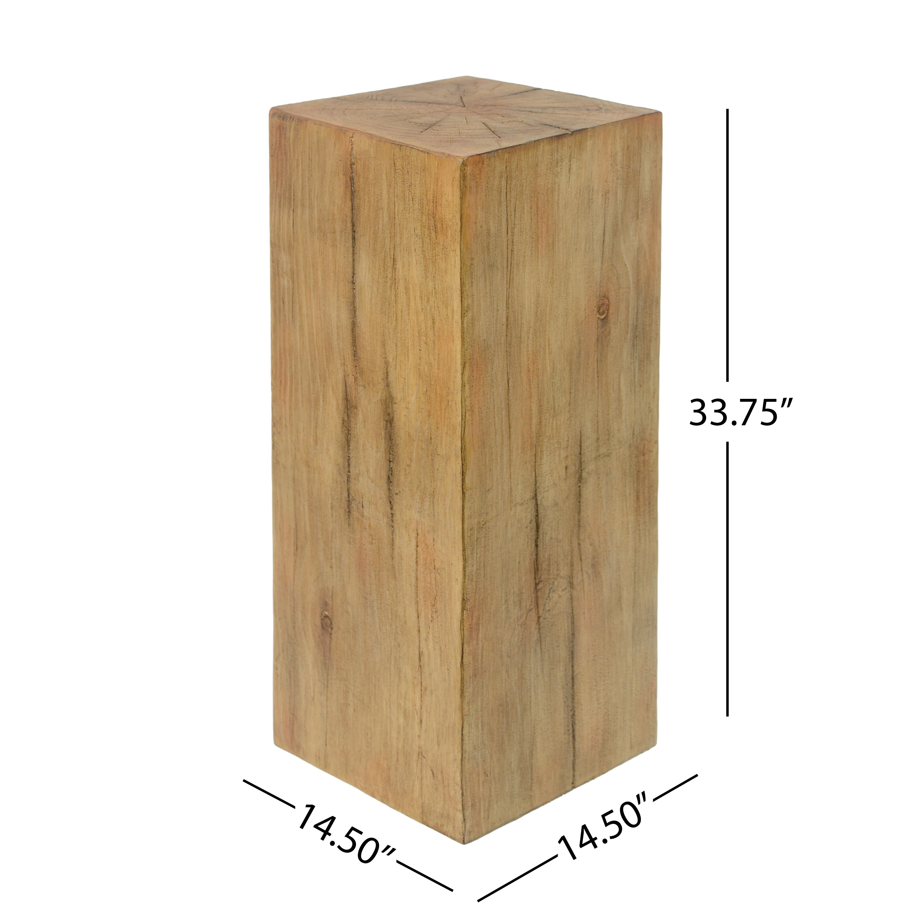 Christopher Knight Home Axis Outdoor or Indoor Modern 3 Piece Wood Look ...
