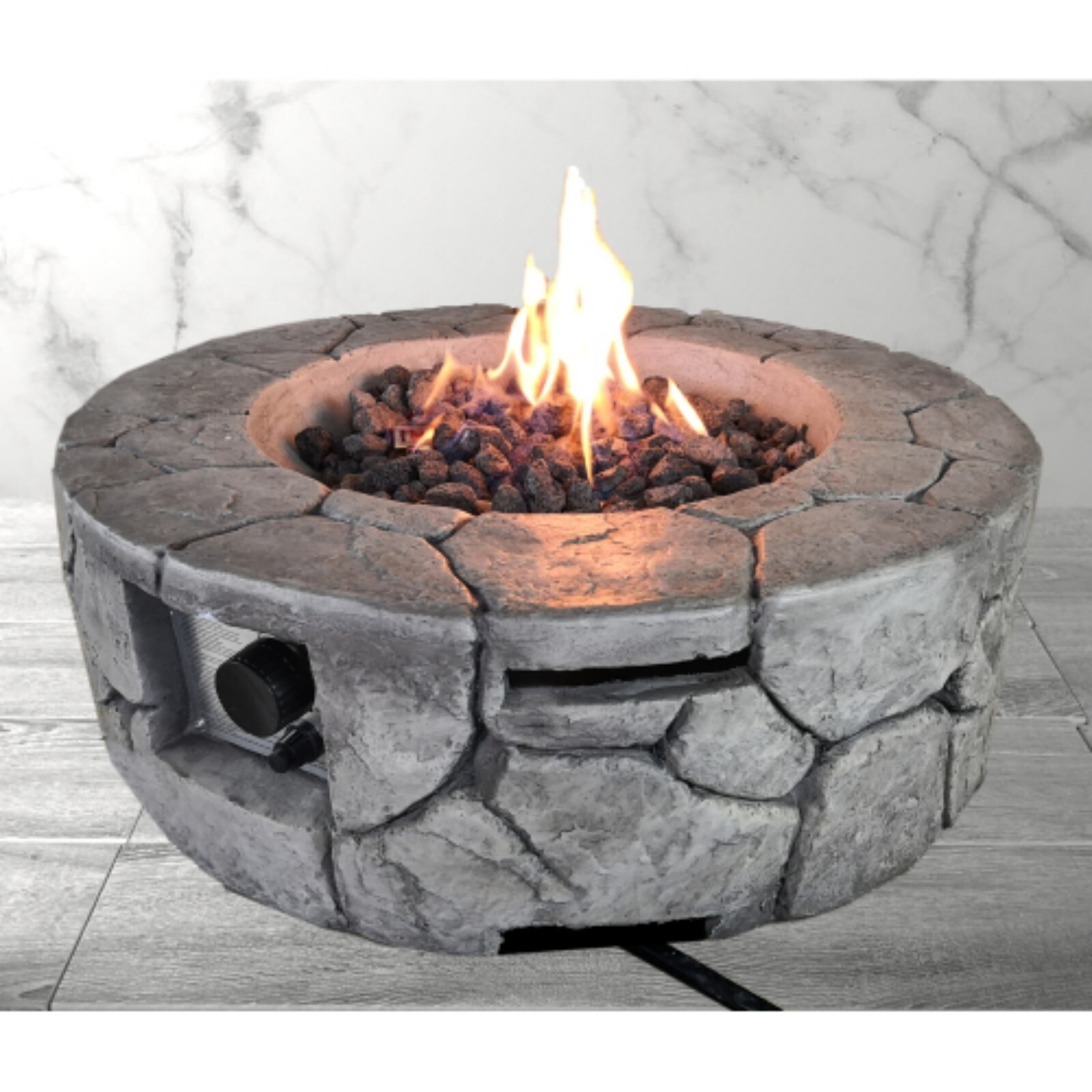 Siavonce 30-in W 40000 Maximum BTUs Glass fiber reinforced concrete ...