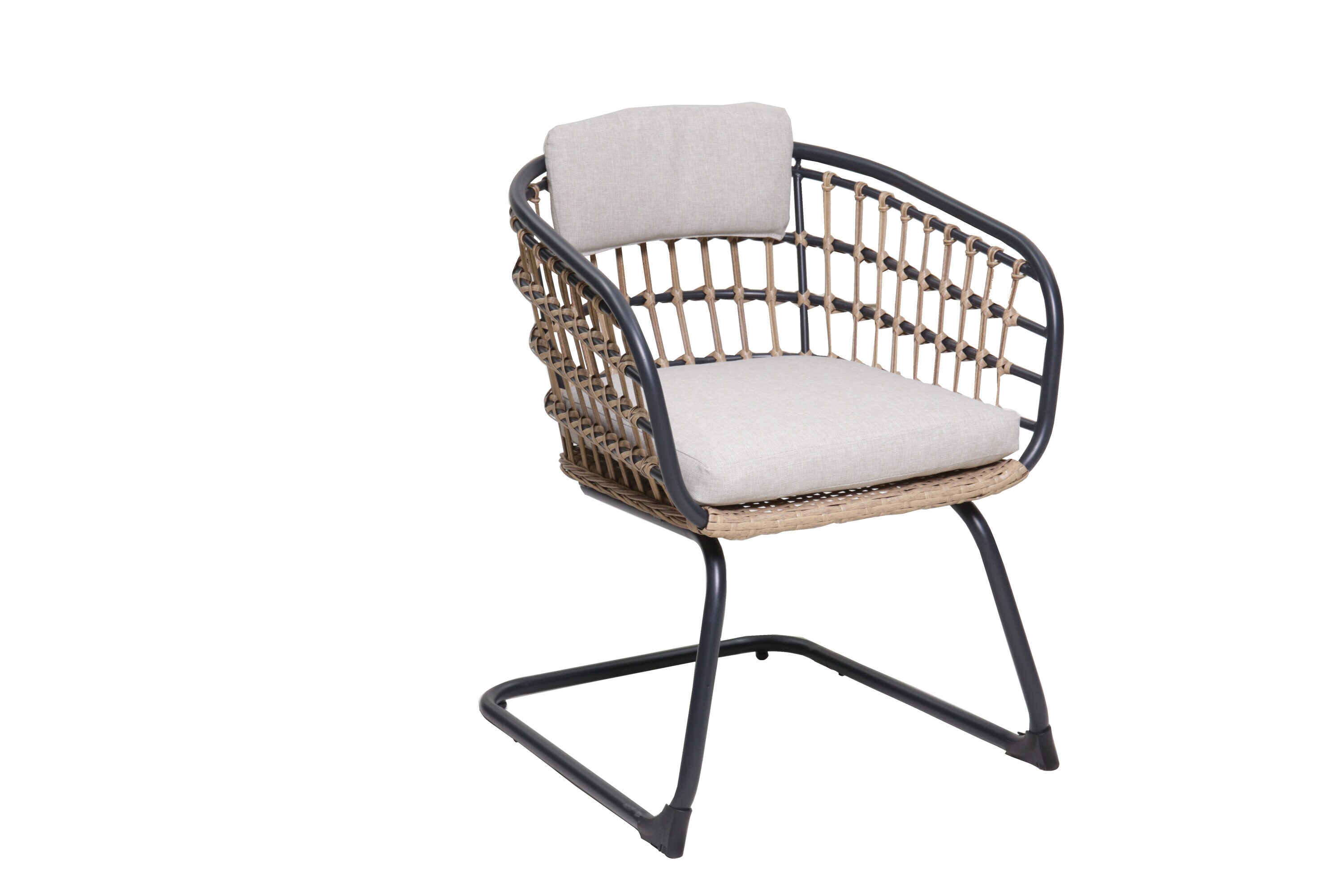 LUXEYARD Wicker Dining Chair-SET OF 2 is designed to elevate your patio ...