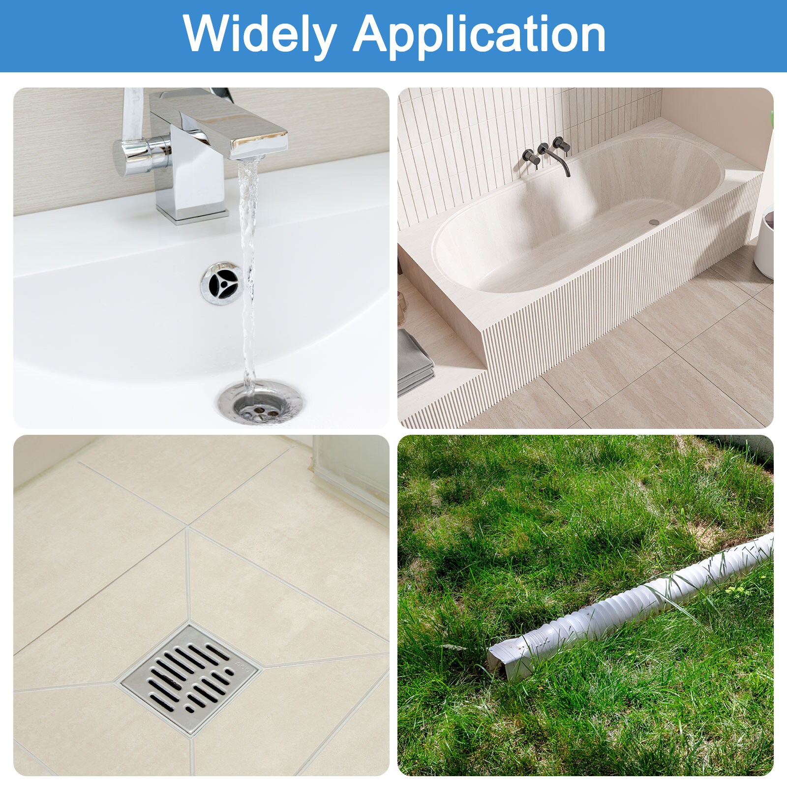 Unique Bargains 118.11-Inch Drain Clog Remover Gutter Cleaning Tools ...