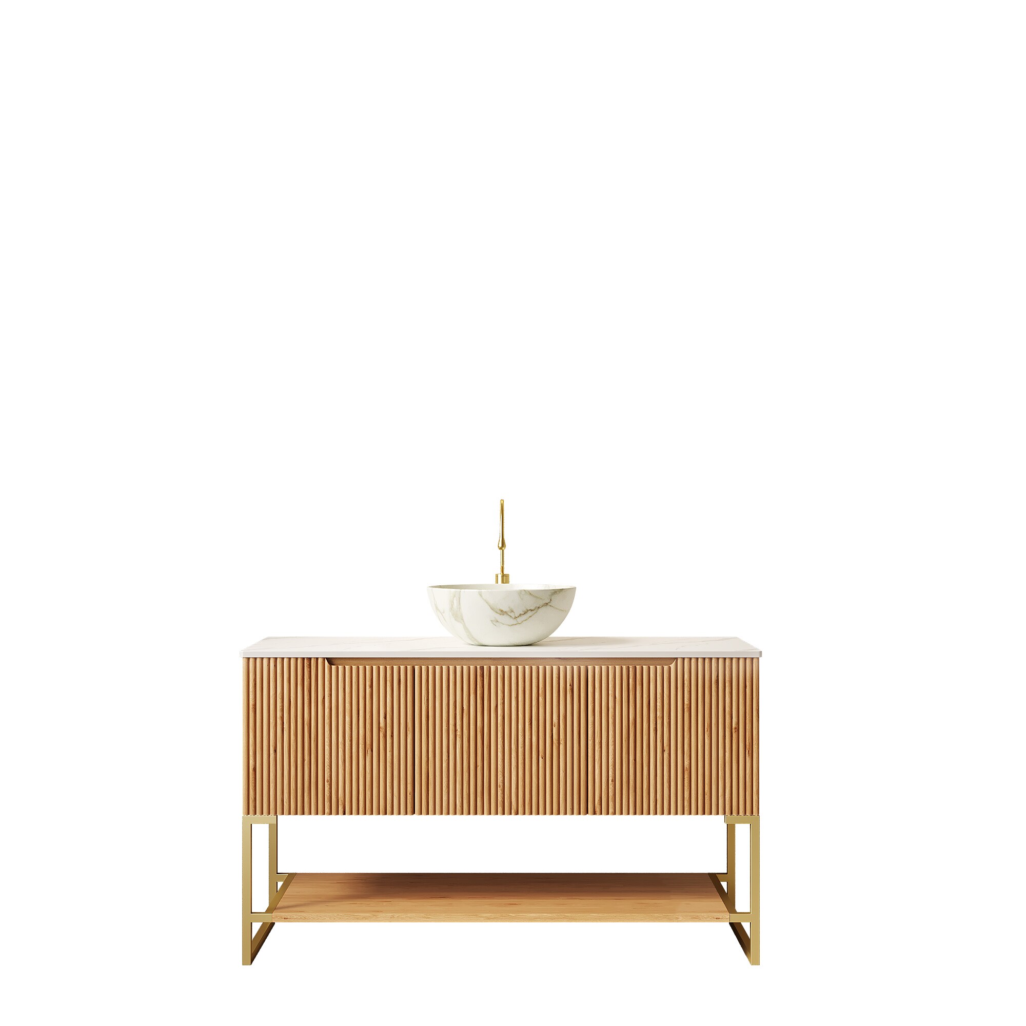 LUXEYARD TULIO 48in. Bathroom VanitySink Freestanding Storage Cabinet ...