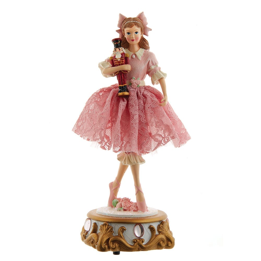 Kurt S. Adler 11.25-Inch Clara Ballet Nutcracker Musical Deco in the ...