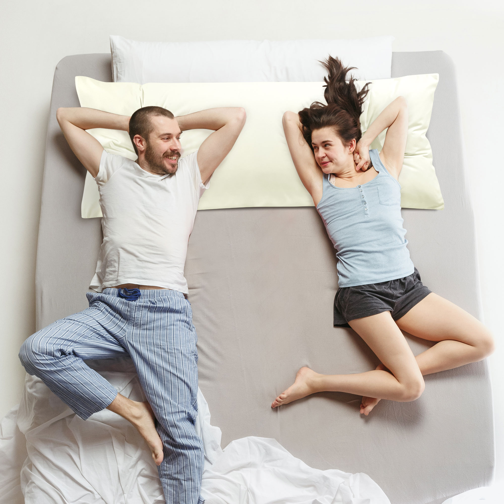 Unique Bargains Body Pillow Case Microfiber Pillowcases Weave for 90 ...