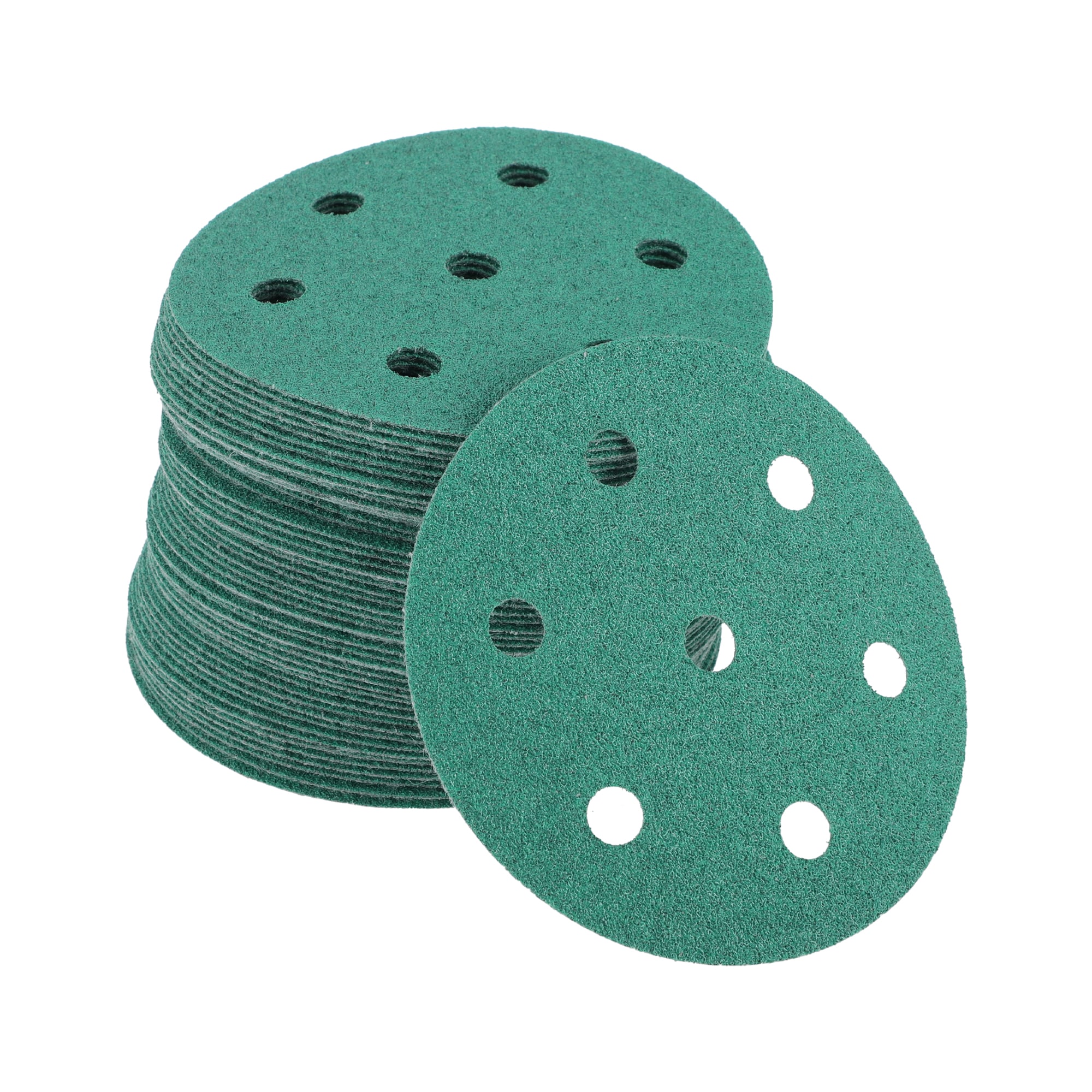 Unique Bargains Car Sanding Discs 3.5inch 7 Hole 80 Grit Abrasion ...