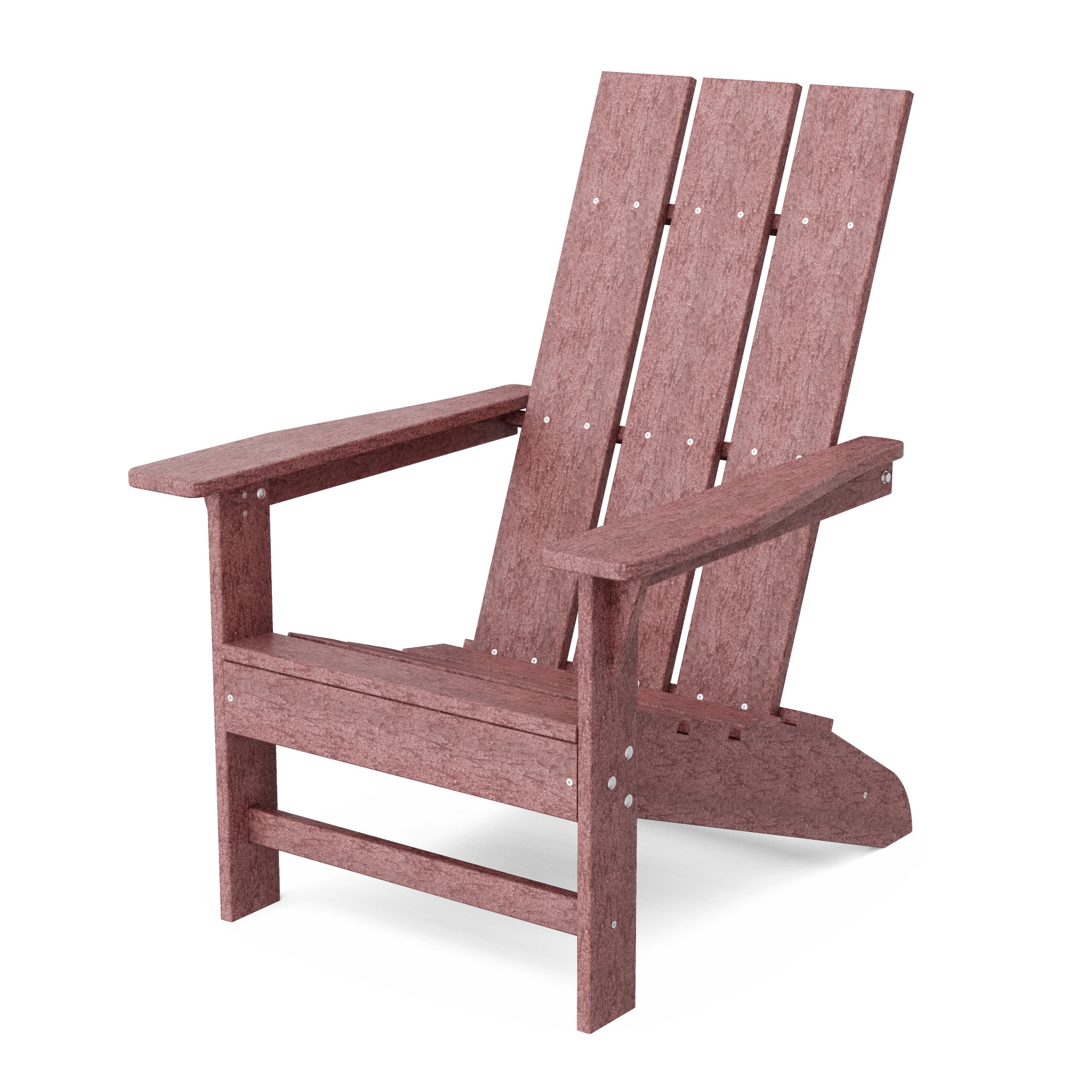 Wildridge Freedom Modern Cherrywood HDPE Frame Stationary Adirondack ...