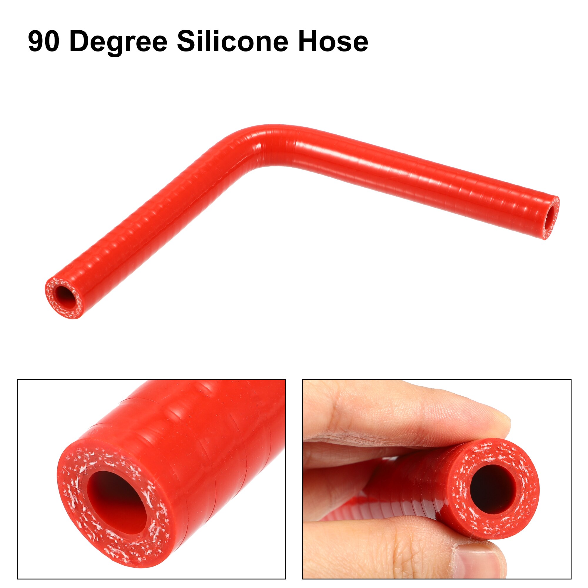 Unique Bargains 11mm 0.43-Inch ID 90 Degree Elbow Silicone Reducer Hose ...