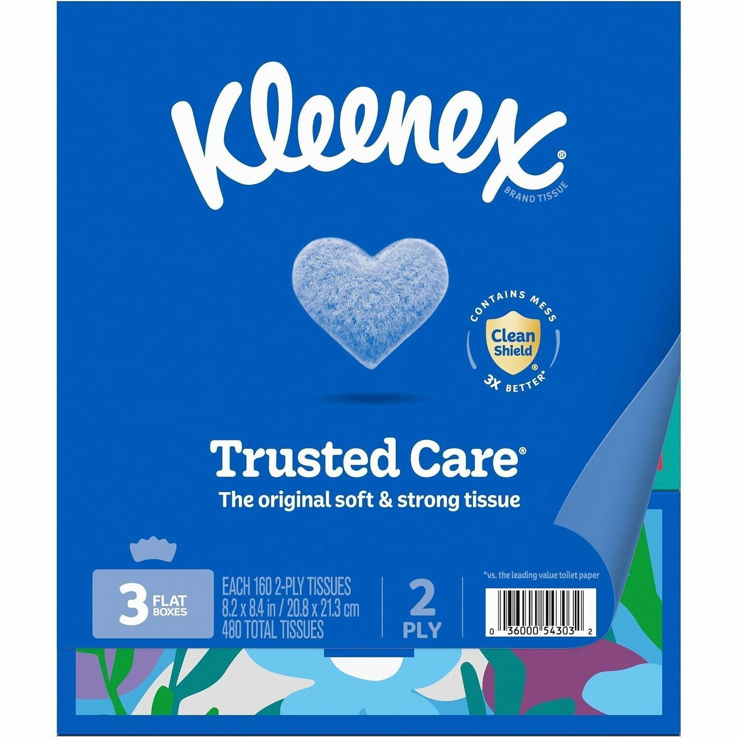 Kleenex trusted care Tissues in White 8.40 Width x 8.50 Length in the ...