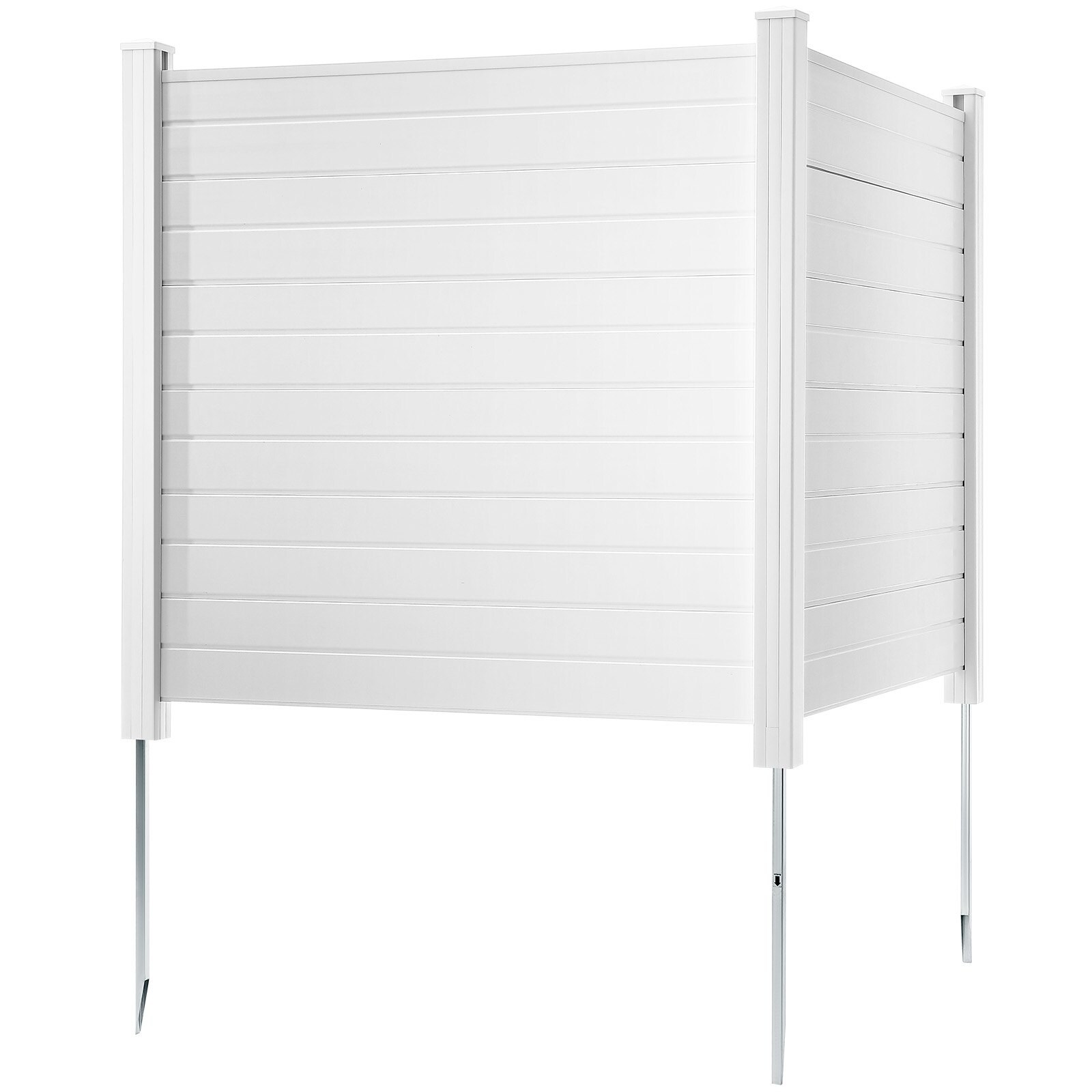 GIVIMO 50 in W x 50 in H Vinyl Privacy Screen Panels Outdoor Equipment ...