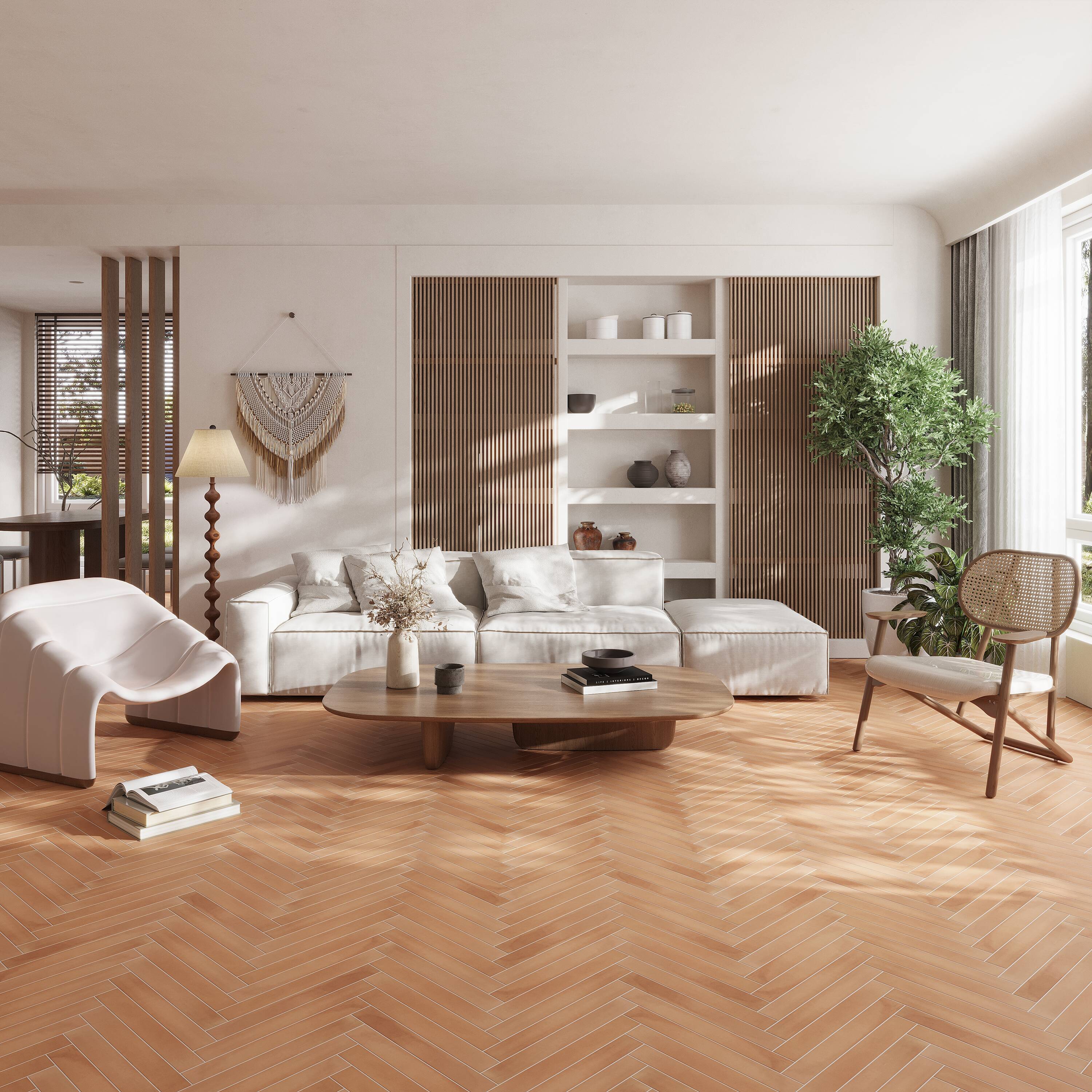 Apollo Tile Sample - Armonia Sunbaked Terracotta 2-in x 8-in Matte ...
