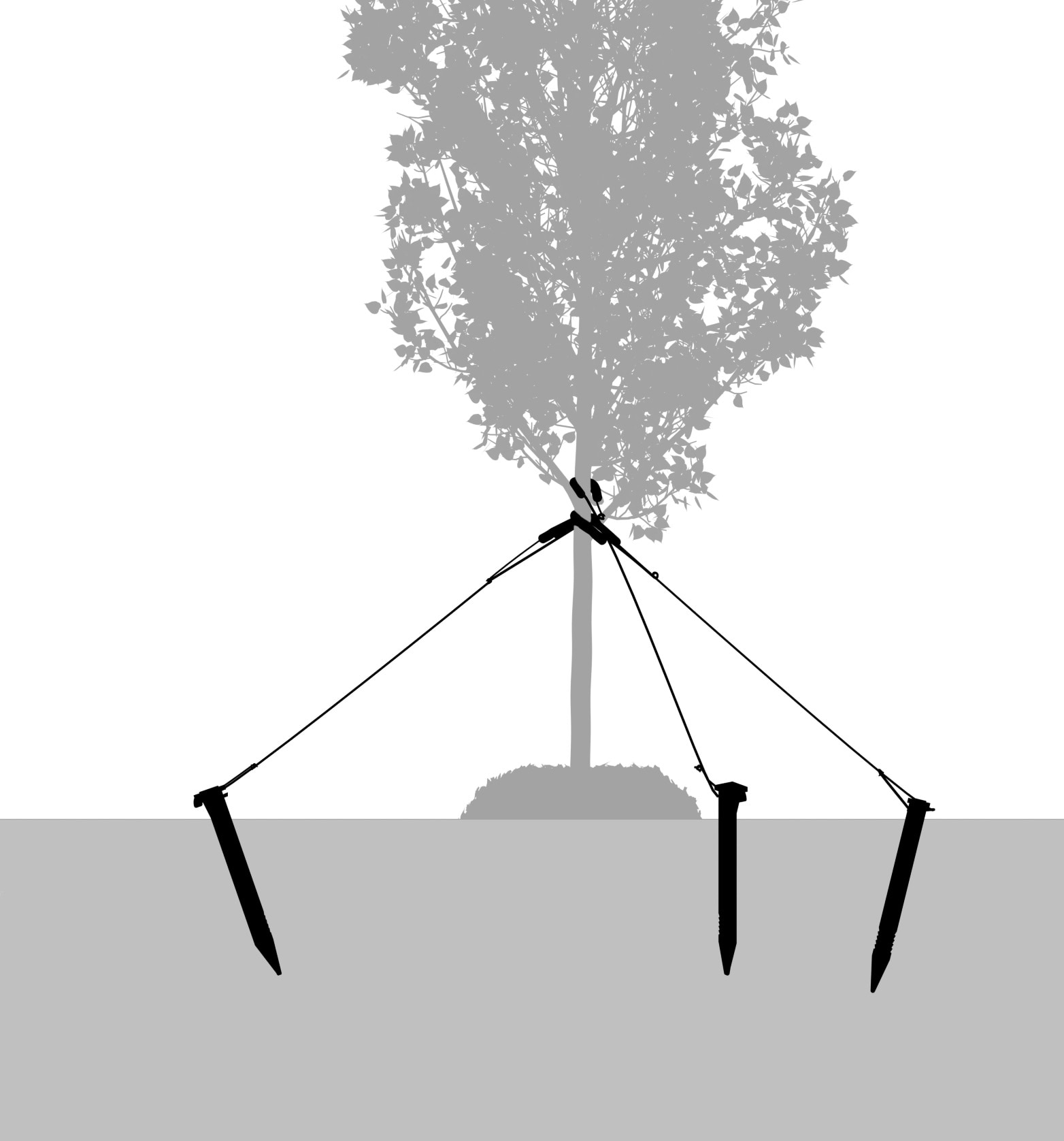 15-in Black Plastic Traditional Stake in the Garden Stakes & Shepherds ...