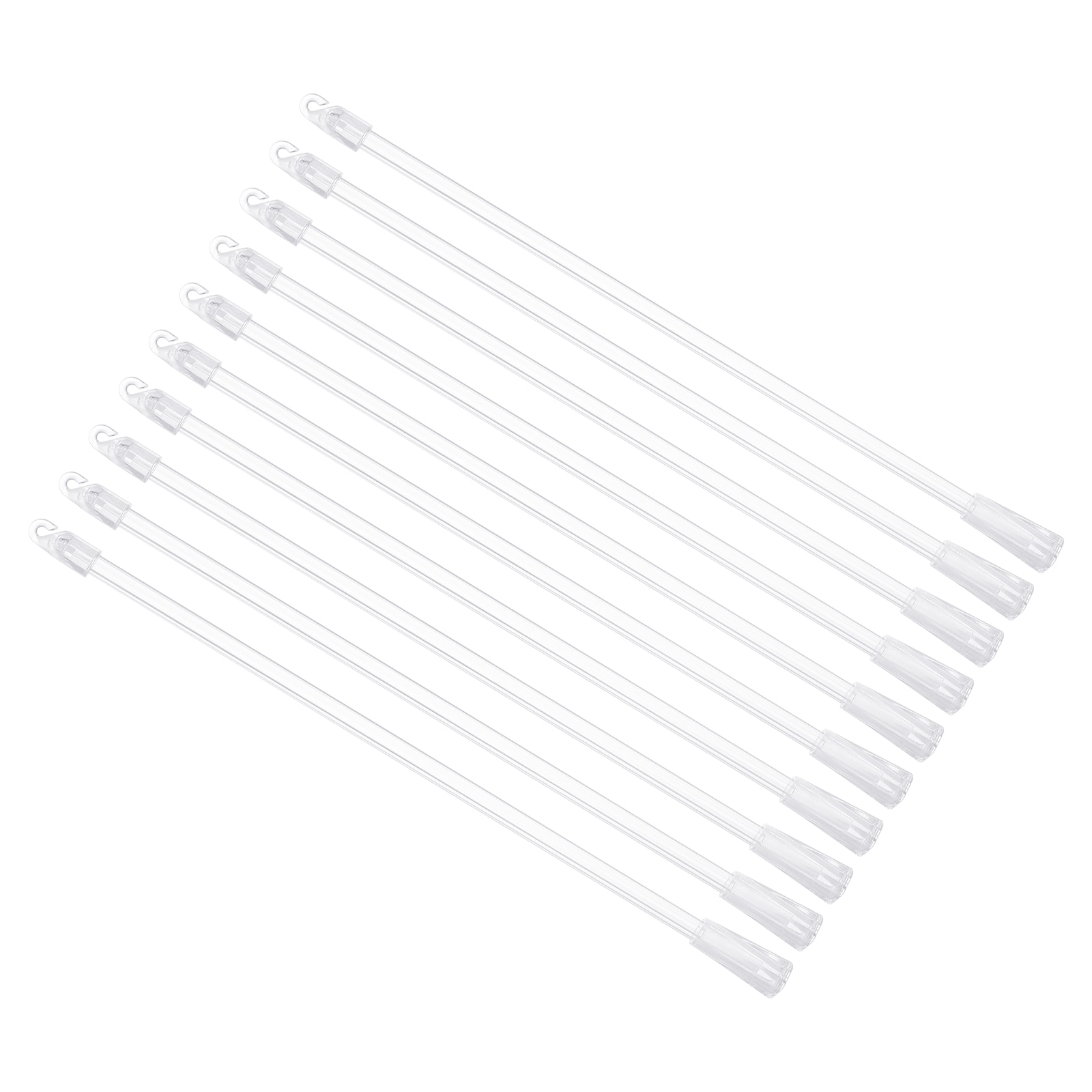 Unique Bargains 10pcs 12 Inch Blinds Wand Replacement Acrylic Blinds ...