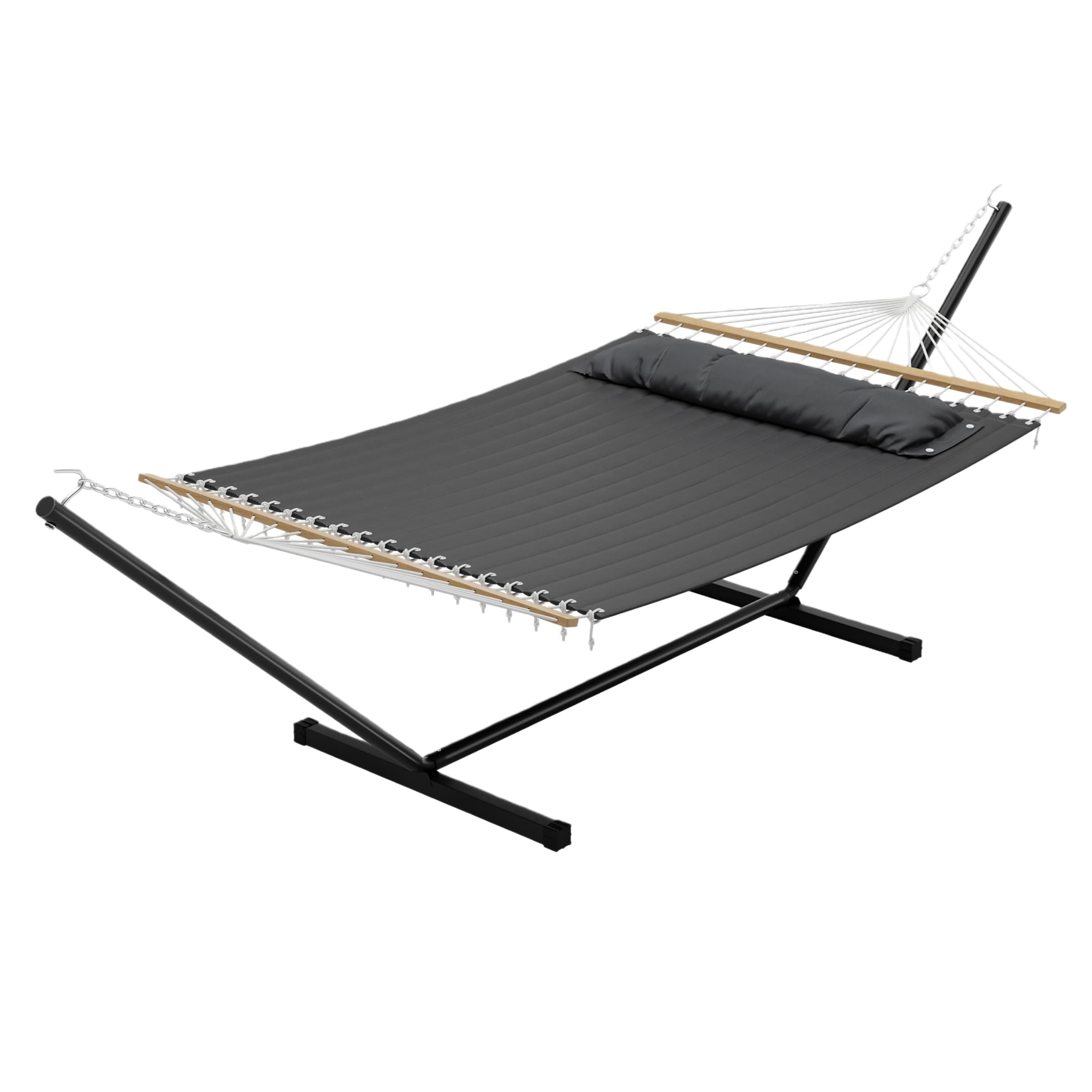 GarveeLife Double Hammock with Stand 475 Lbs Heavy Duty Hammock with ...