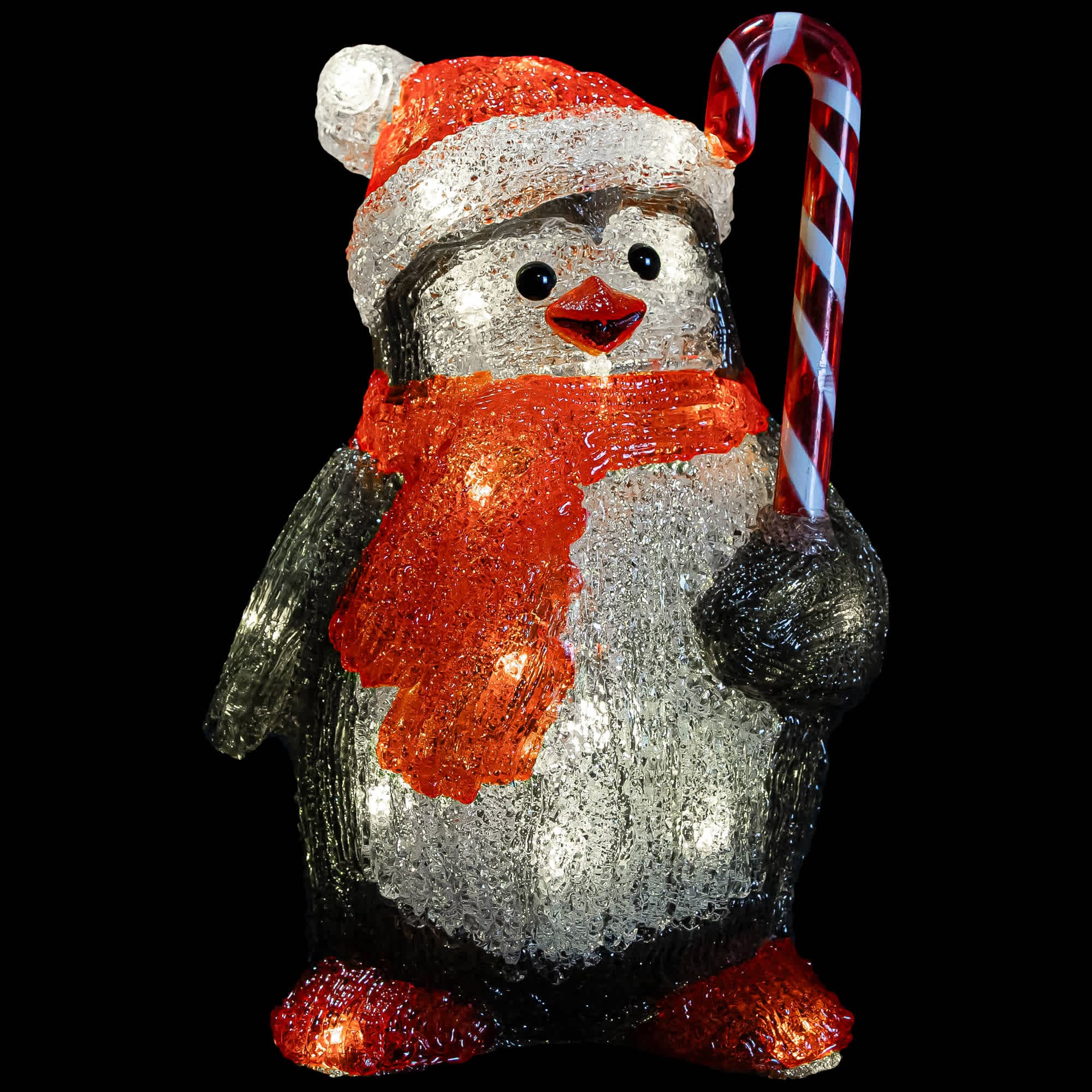 Northlight LED Lighted Commercial Grade Acrylic Santa Penguin Outdoor ...