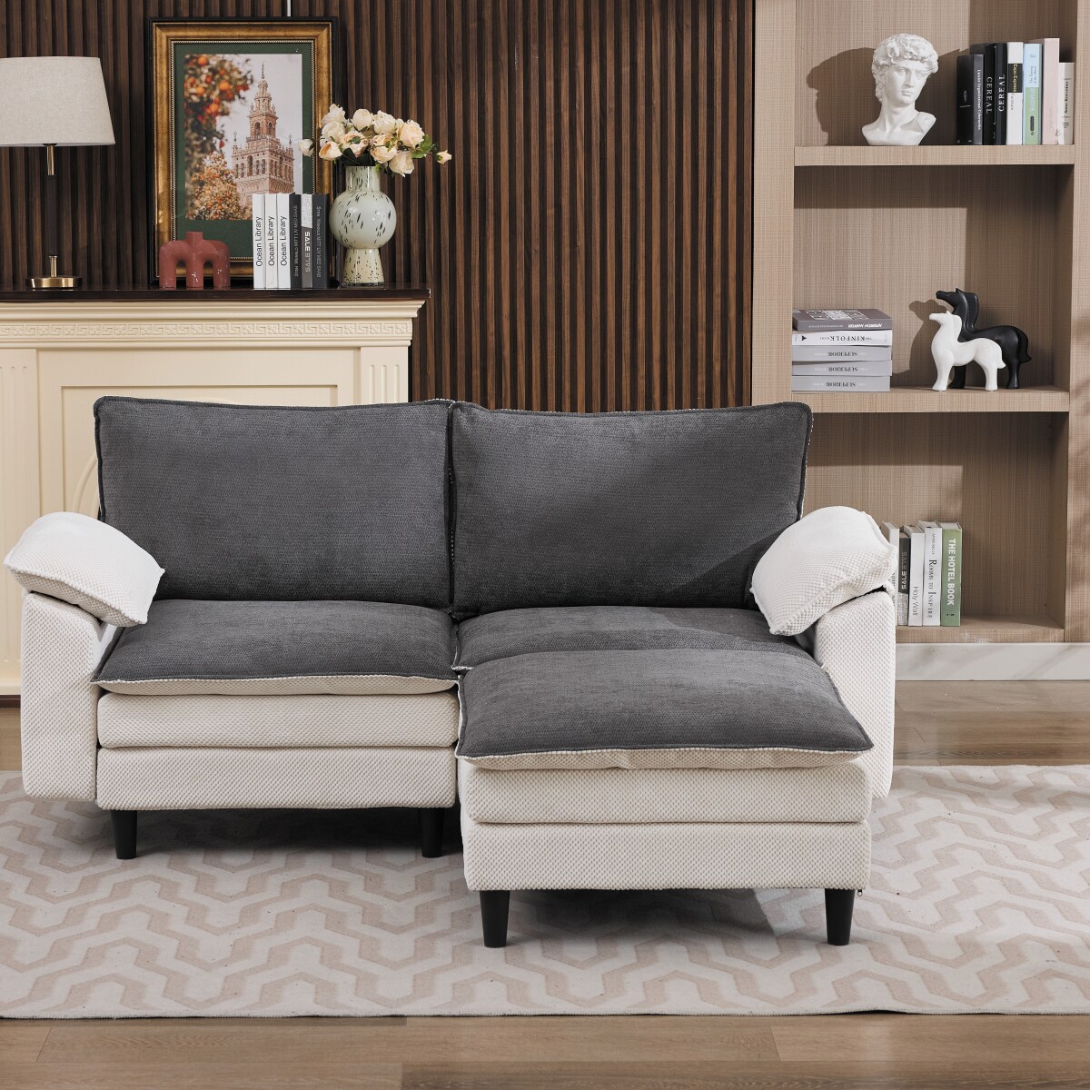Streamdale Furniture Streamdale 70.87'' Two-Tone L-Shaped Modular ...