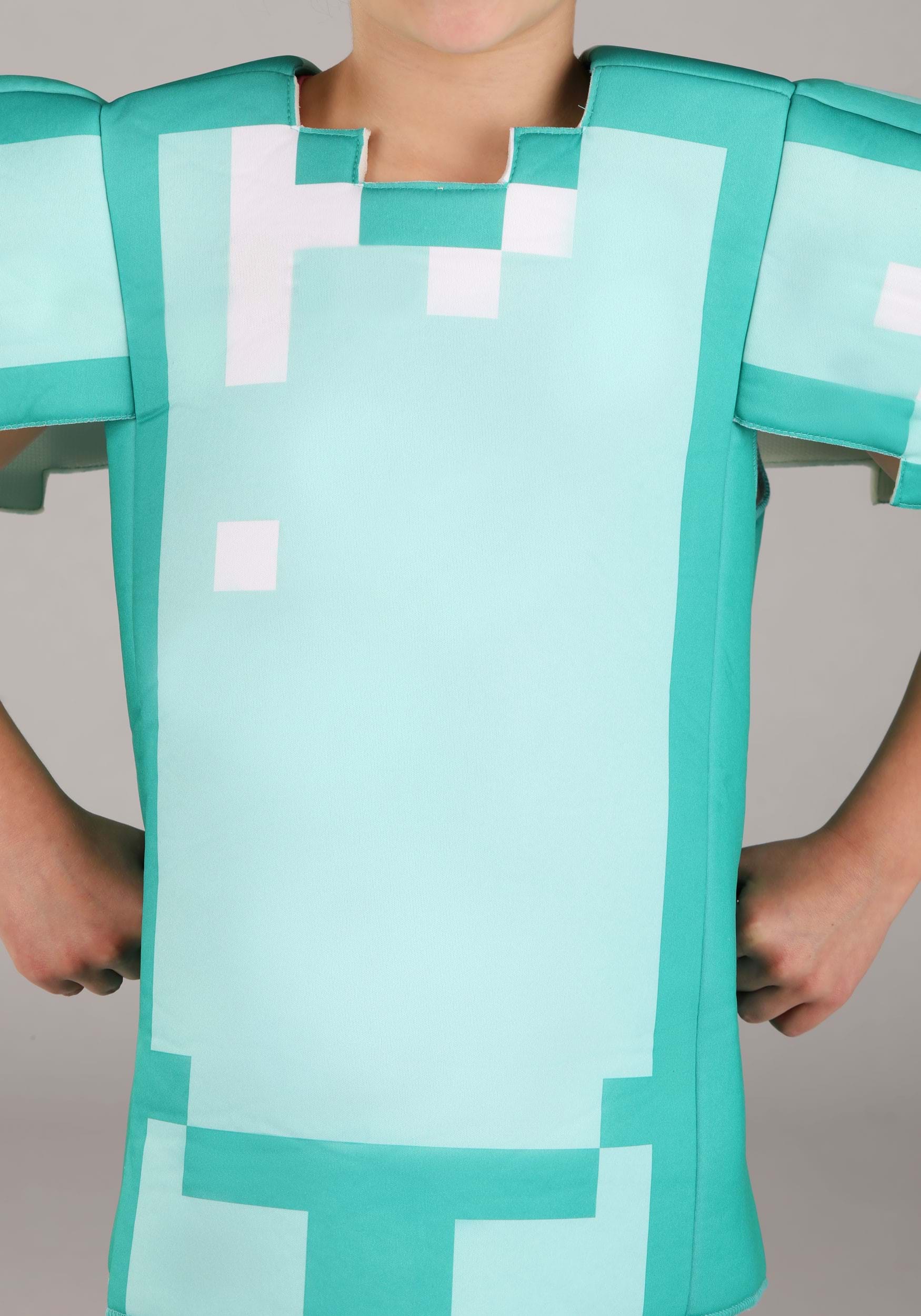 Disguise Deluxe Minecraft Armor Costume for Kids Size 4/6 in the ...