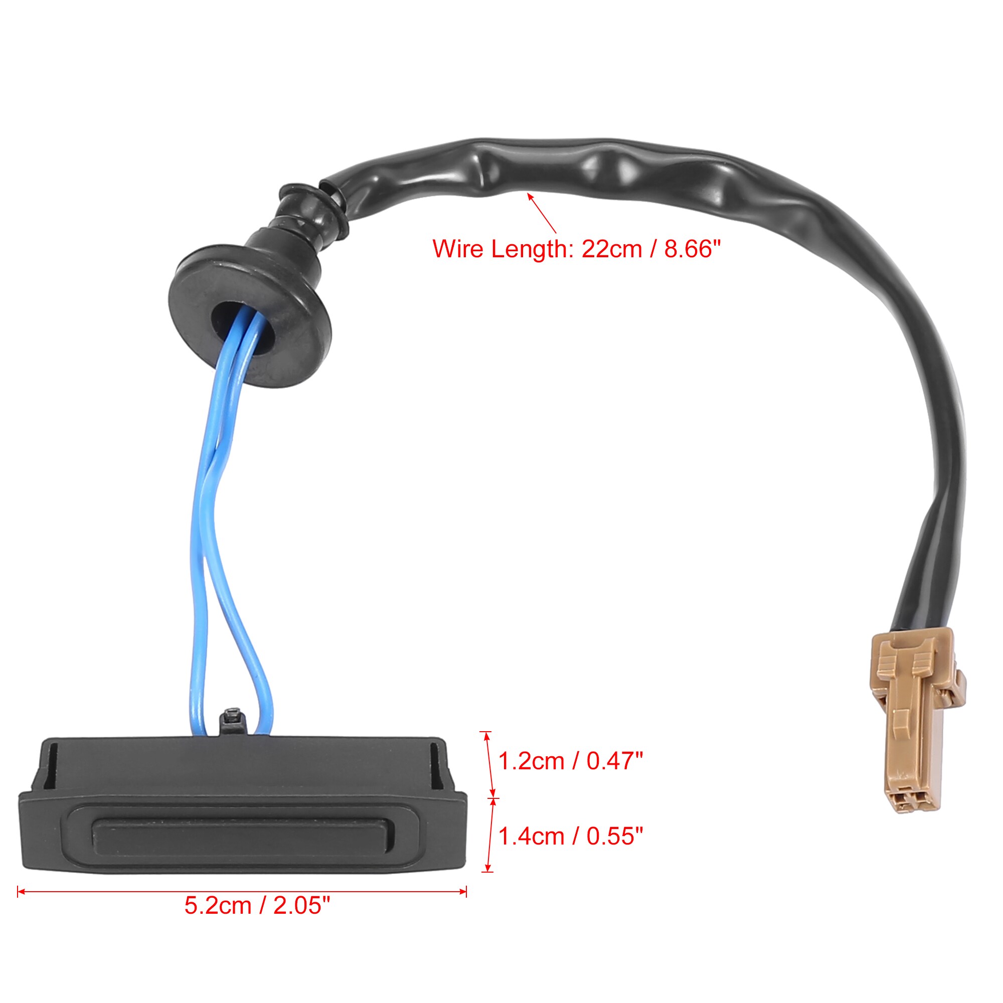 Unique Bargains Boot Tailgate Release Switch Rear Door Release Trunk ...