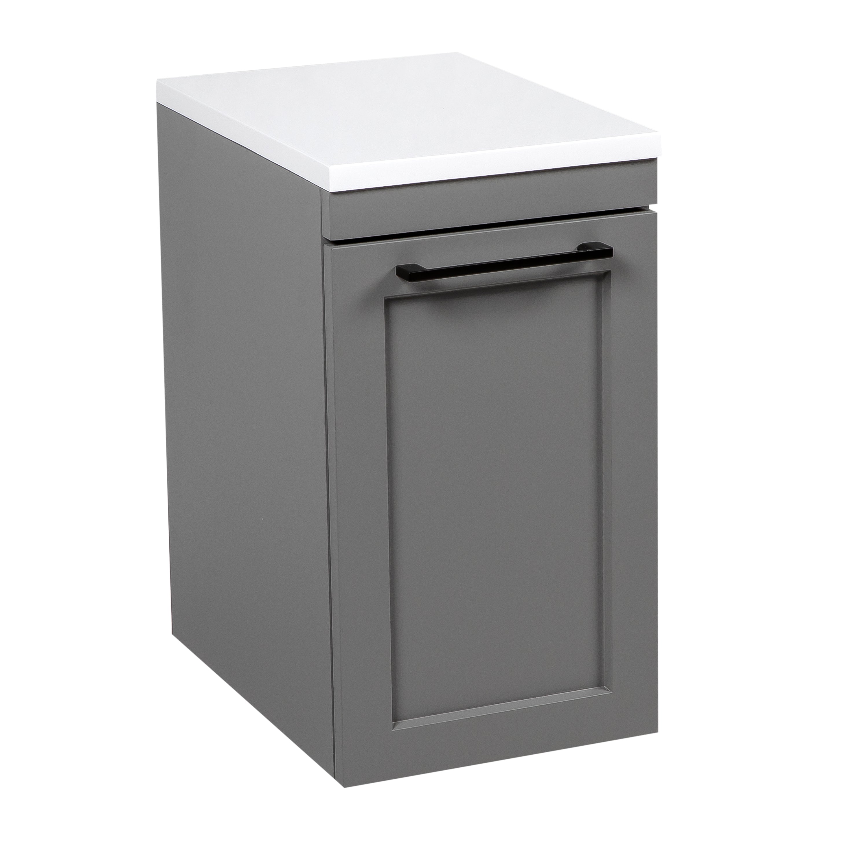 Bath Oasis Modern Wall-Mounted Bathroom Vanity with Washbasin - Palm ...
