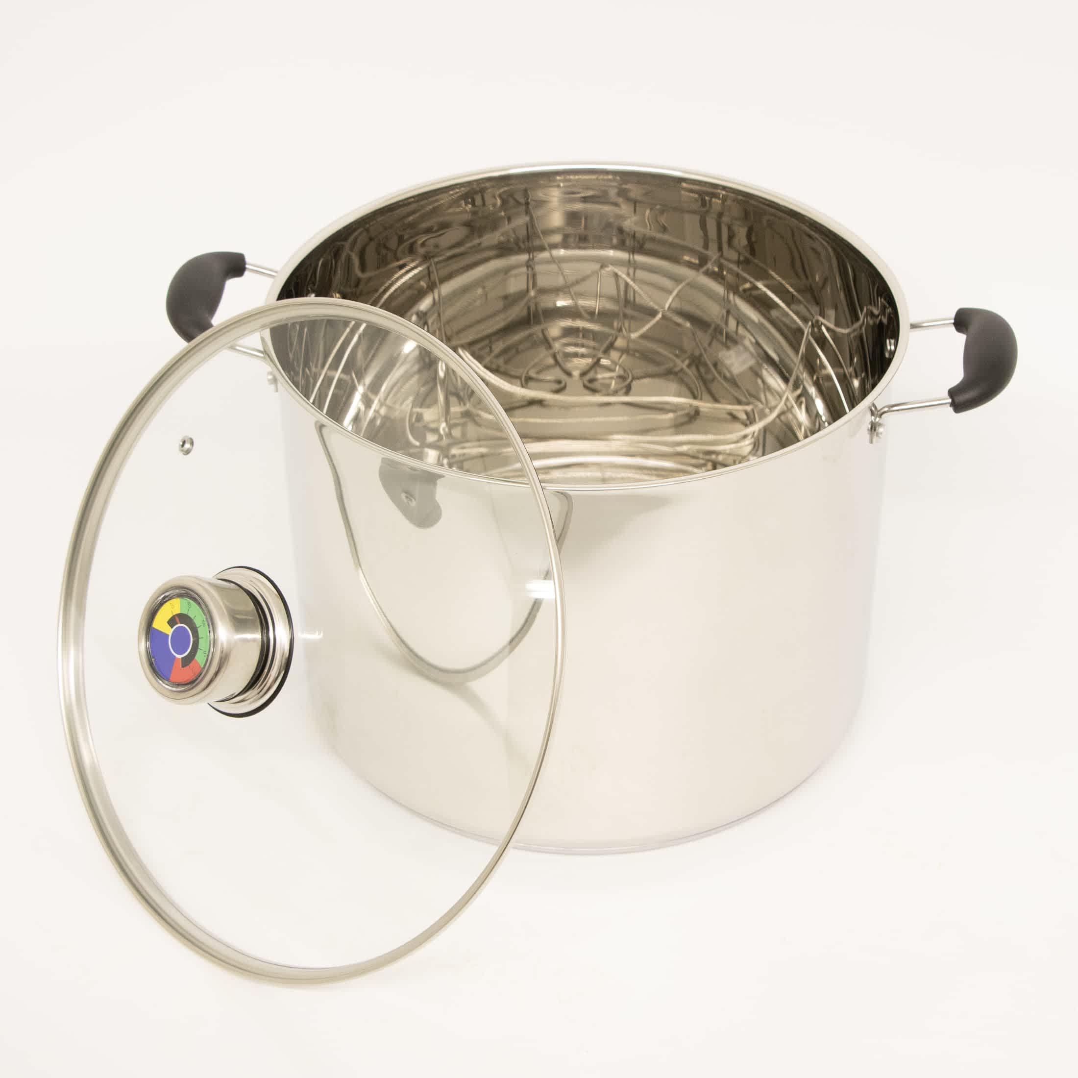 Lehman's Lehmans 21.5-Quart Water Bath Canner with Pressure Gauge ...