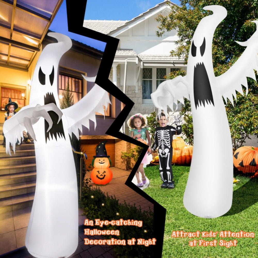 Boyel Living 12ft Inflatable Halloween Ghost Decoration with LED Lights ...
