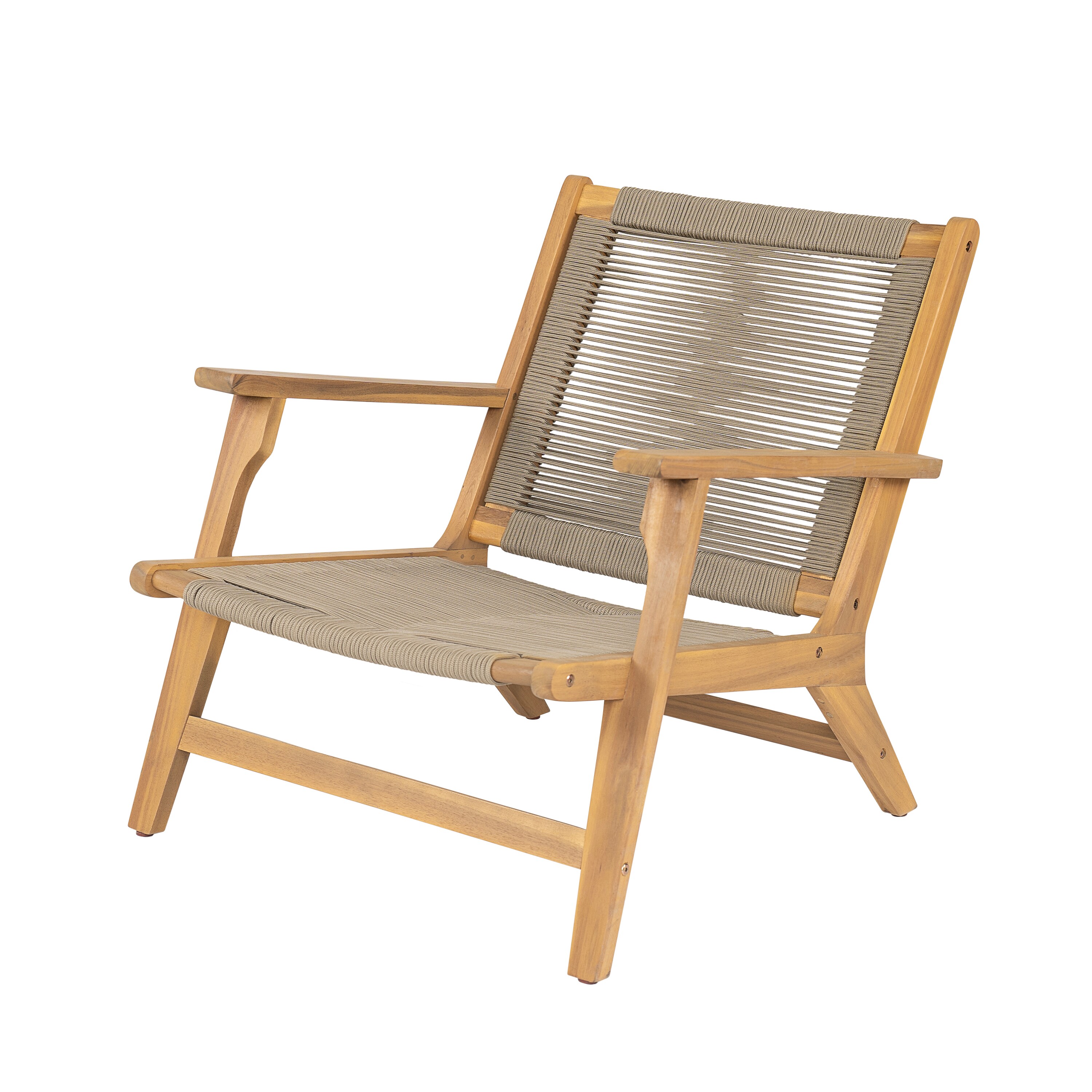 Christopher Knight Home Rowan Outdoor Patio Acacia Wood Lounge Chair ...