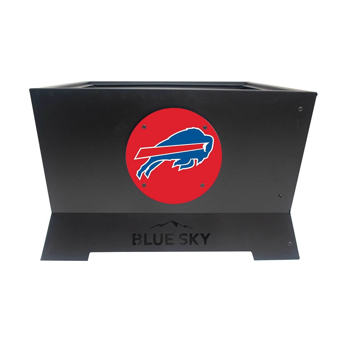 Blue Sky Outdoor Living Buffalo Bills 28-in W Black Steel Wood-Burning ...