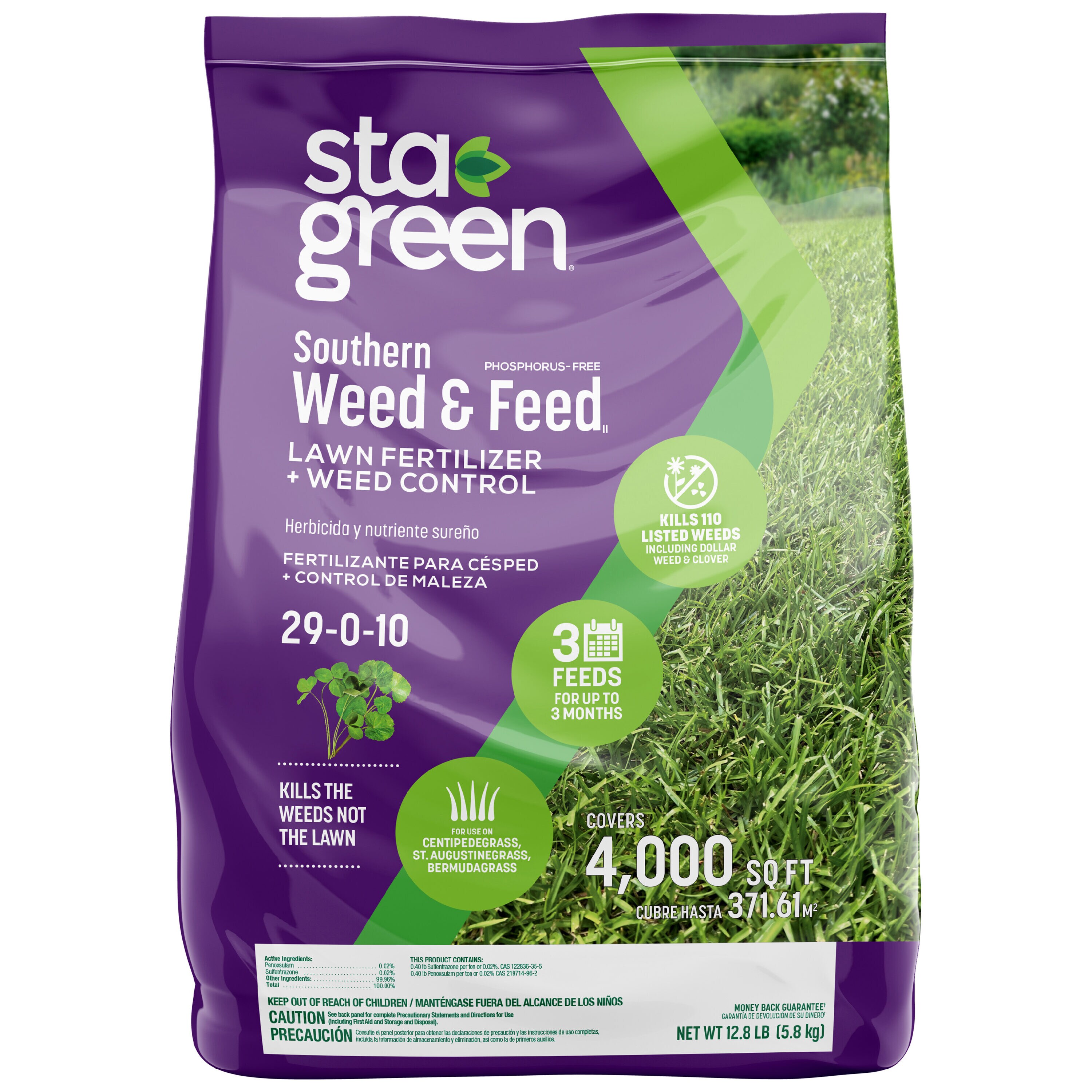 Shop Sta-Green Southern Lawn Weed and Feed: Fertilizer and Spreader ...