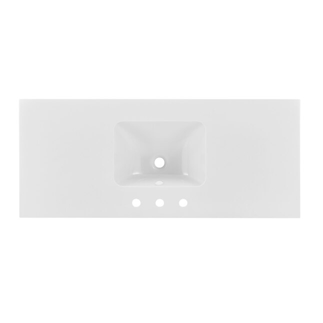 Style Selections 48-in Weathered Oak Undermount Single Sink Bathroom ... Style Selections 48-in Weathered Oak Undermount Single Sink Bathroom ...