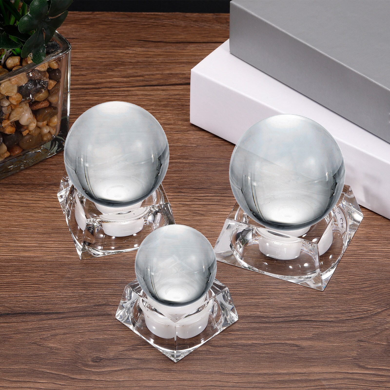 Unique Bargains Crystal LED Displays Base Stand Holders 60x50x25mm ...