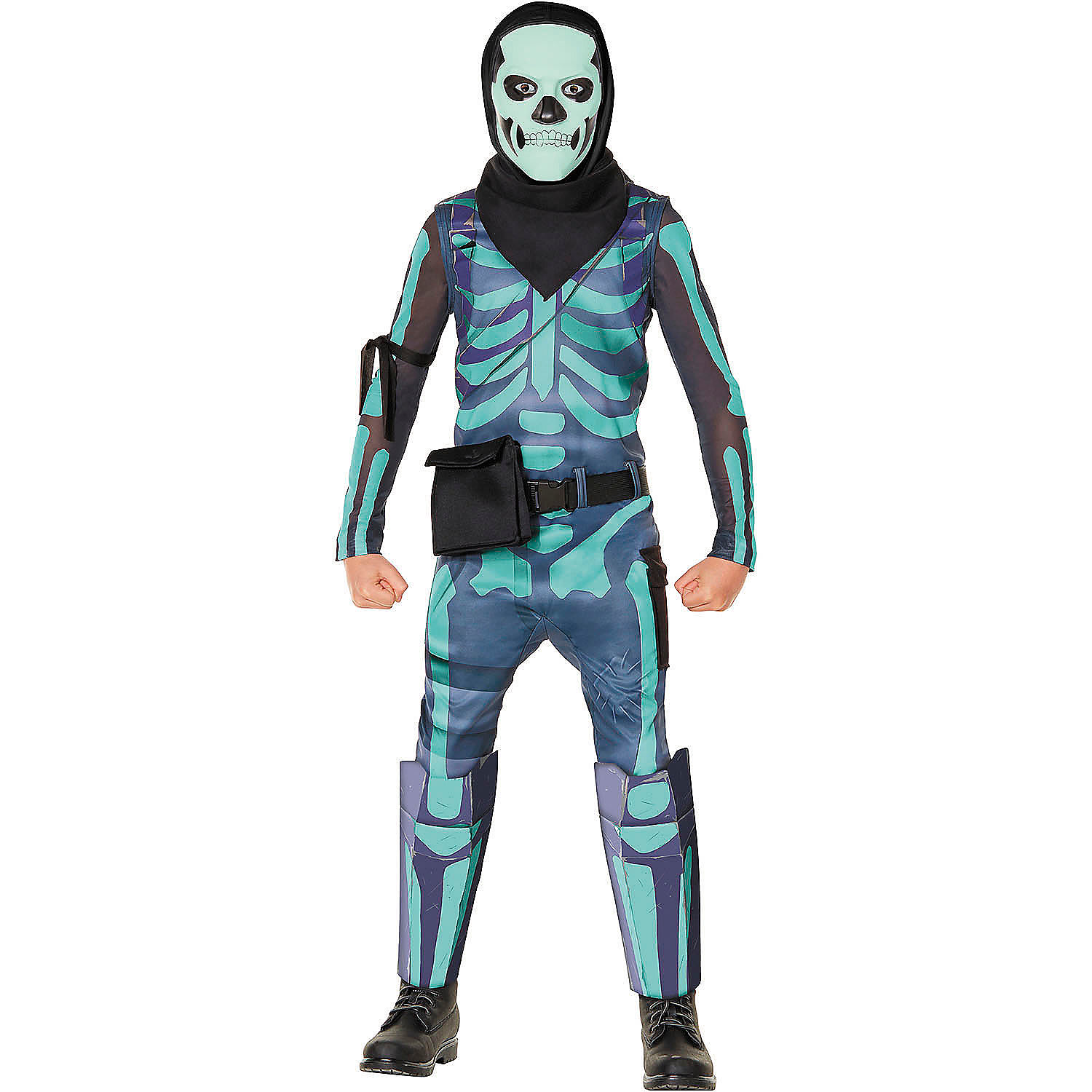 Inspirit Designs Fortnite Kids' Glow-in-the-Dark Skull Trooper ...
