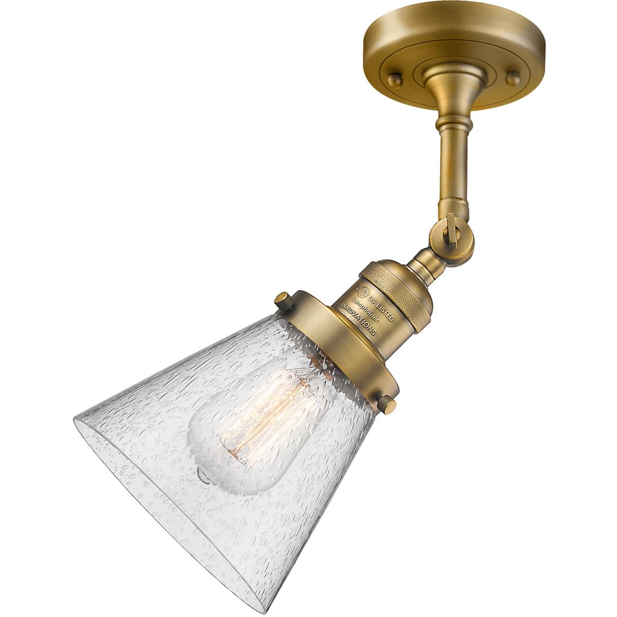 Innovations Lighting 201F-BB-G64-LED Franklin Restoration Small Cone ...
