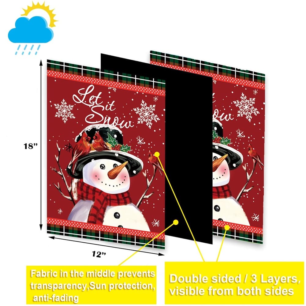 Aoibox 12 Pack 12 x 18 Inch Double Sided Seasonal Garden Flags Set for ...