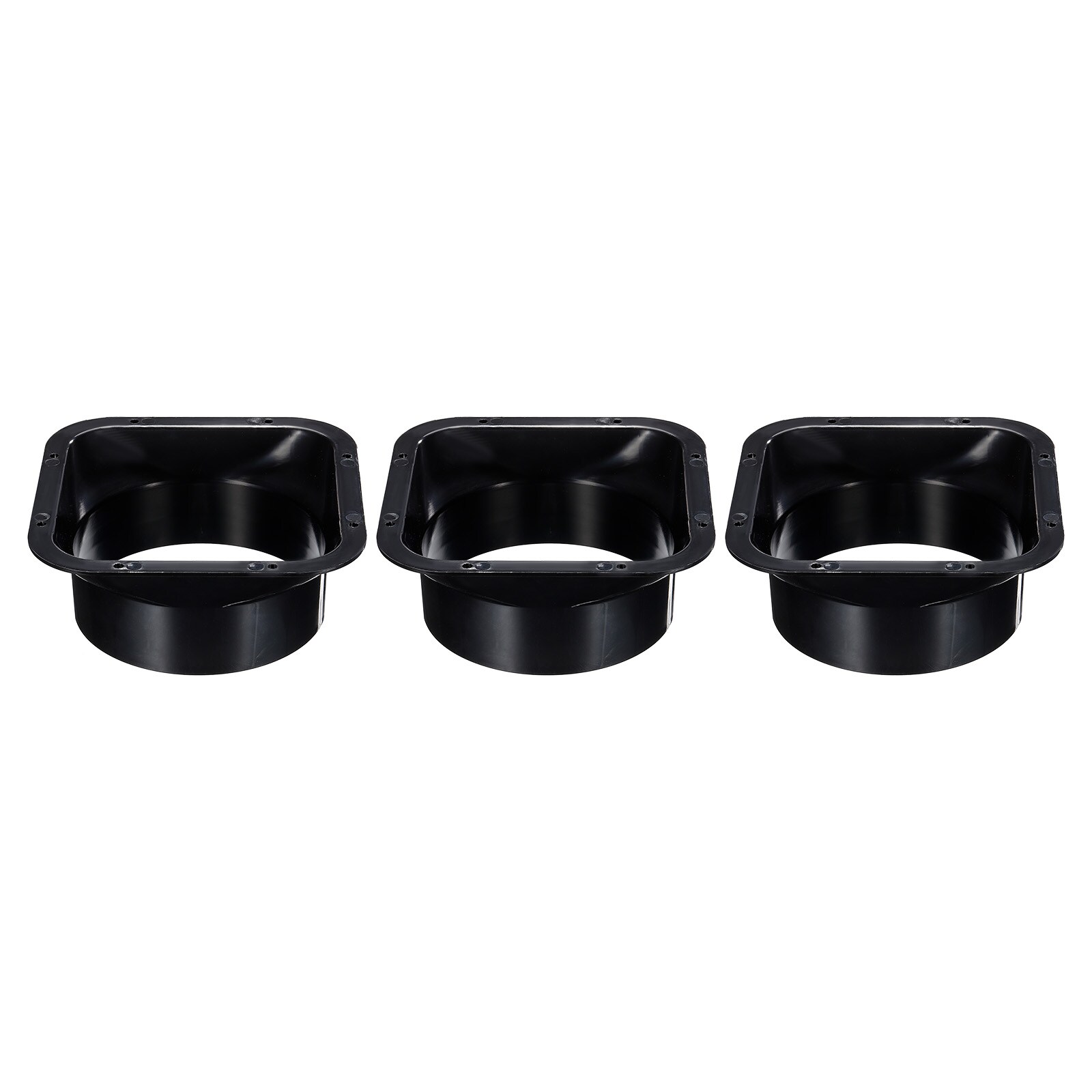 PATIKIL 6 Inch Duct Connector Flange 3 Pack Exhaust Hose Flange ABS ...