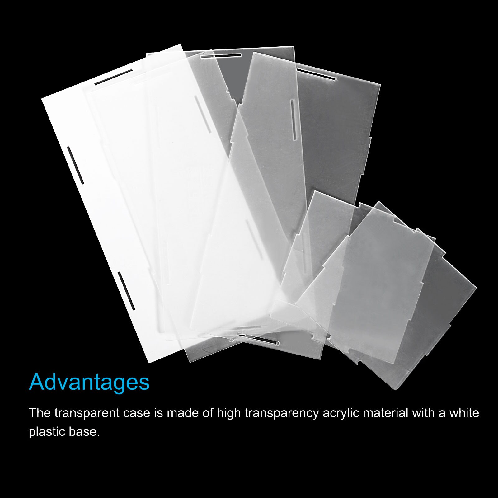 Unique Bargains Acrylic Display Case Box Clear Dustproof Protection ...