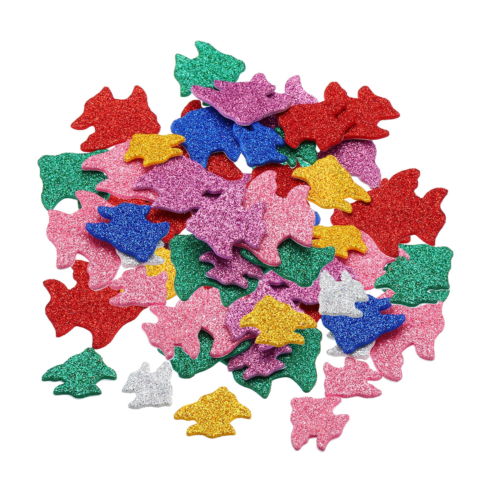 PATIKIL Foam Stickers 120pcs EVA Self Adhesive Glitters Foam Shape ...