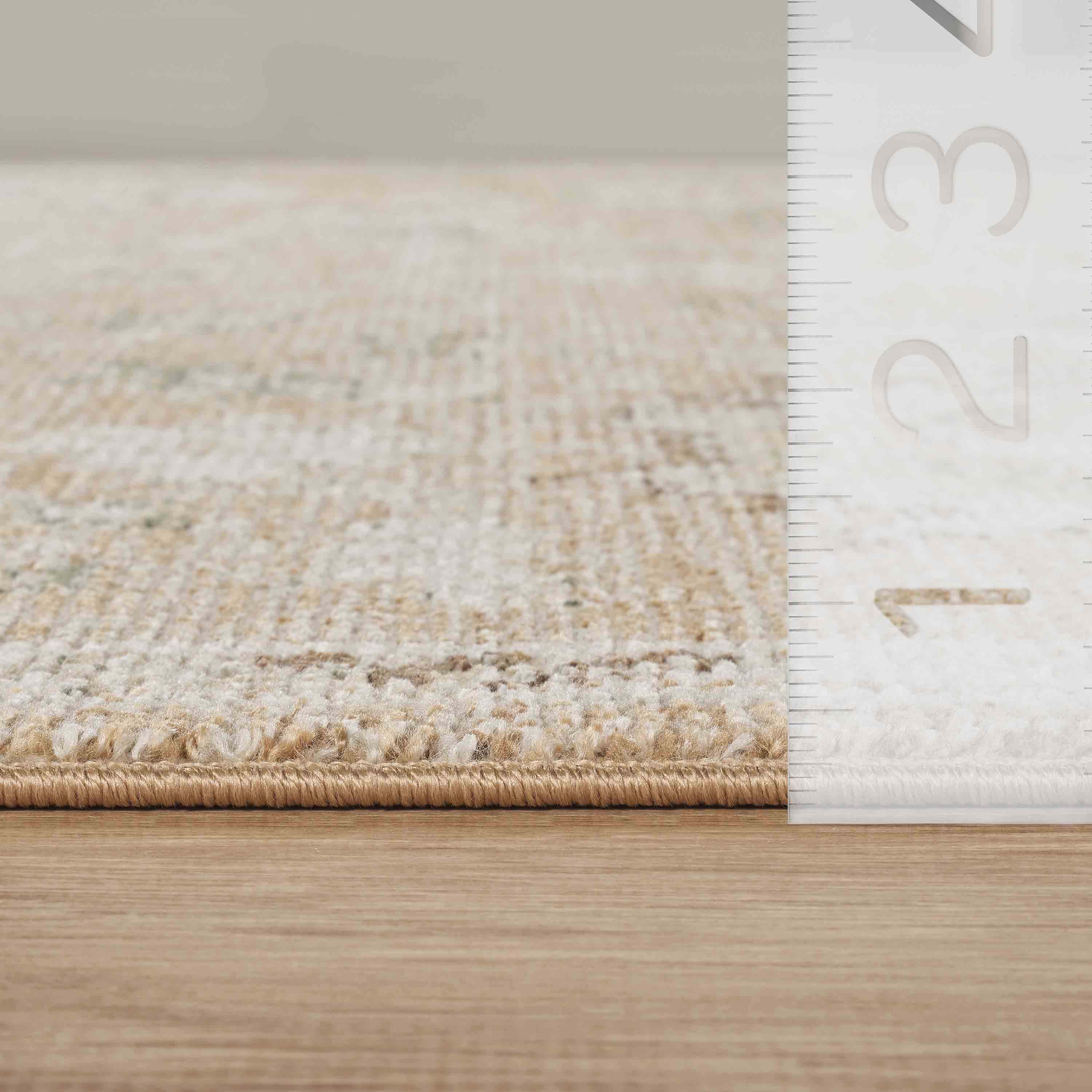 Abani Rugs Evelyn 5 x 8 (ft) Loomed Polyester/Polypropylene Terracotta ...